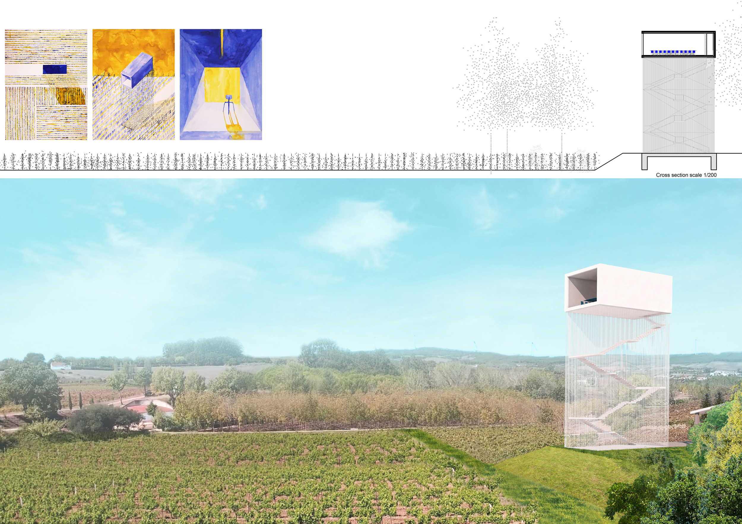 Architecture project // Vertical Metal Structure Offering Intimate ...