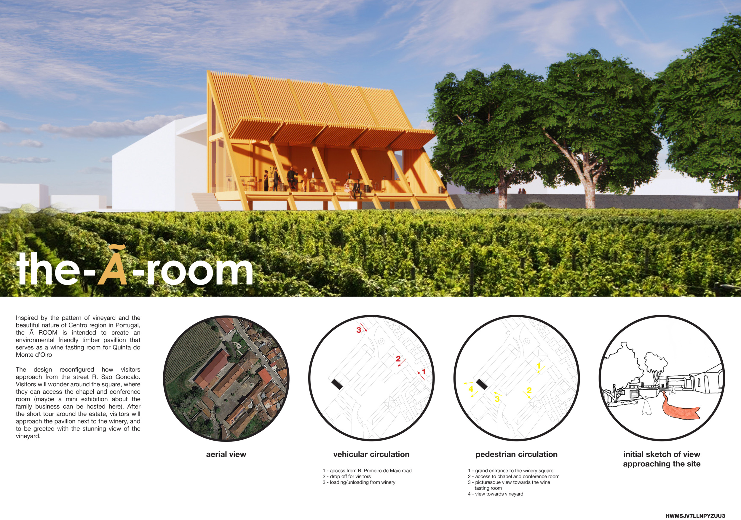 Architecture project // Timber Pavilion Embracing Vineyard Views with ...
