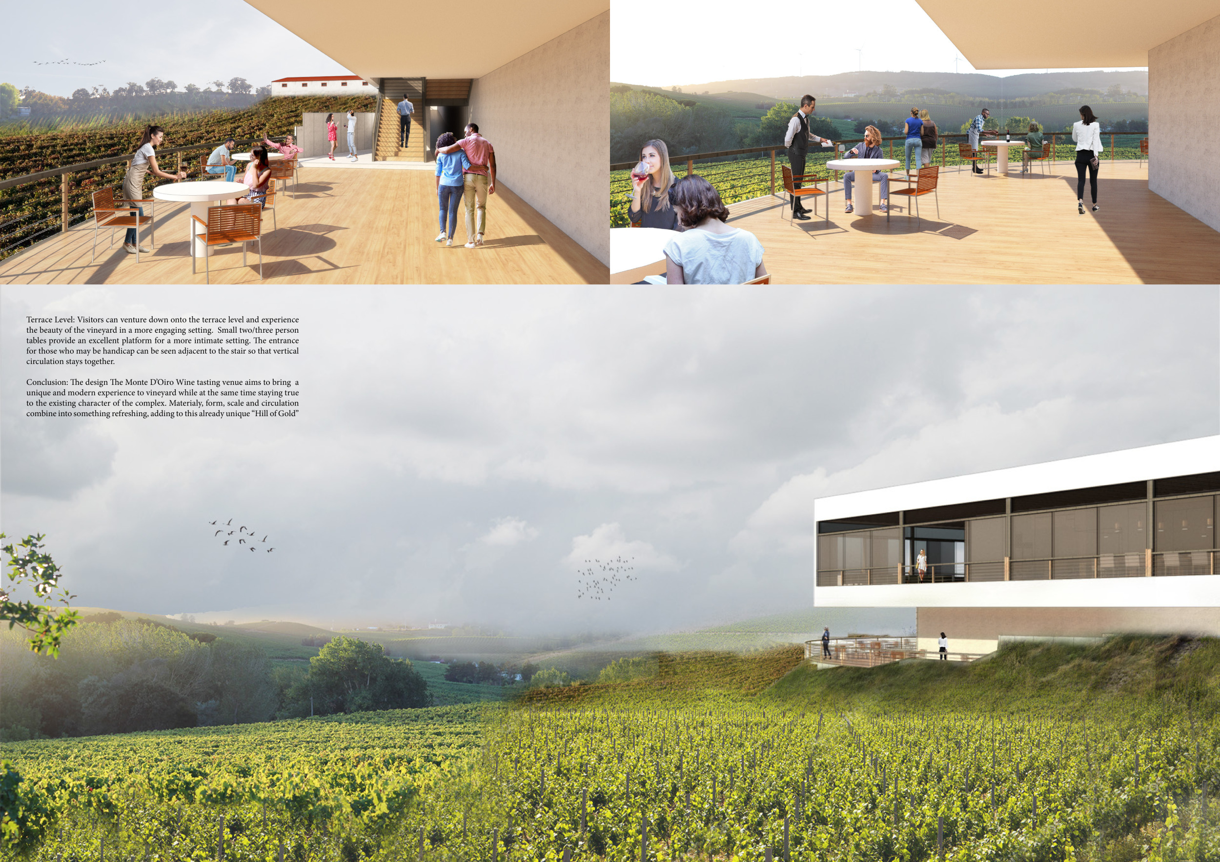 Architecture project // Barrel-Top Ceilings and Glass Facades in a ...