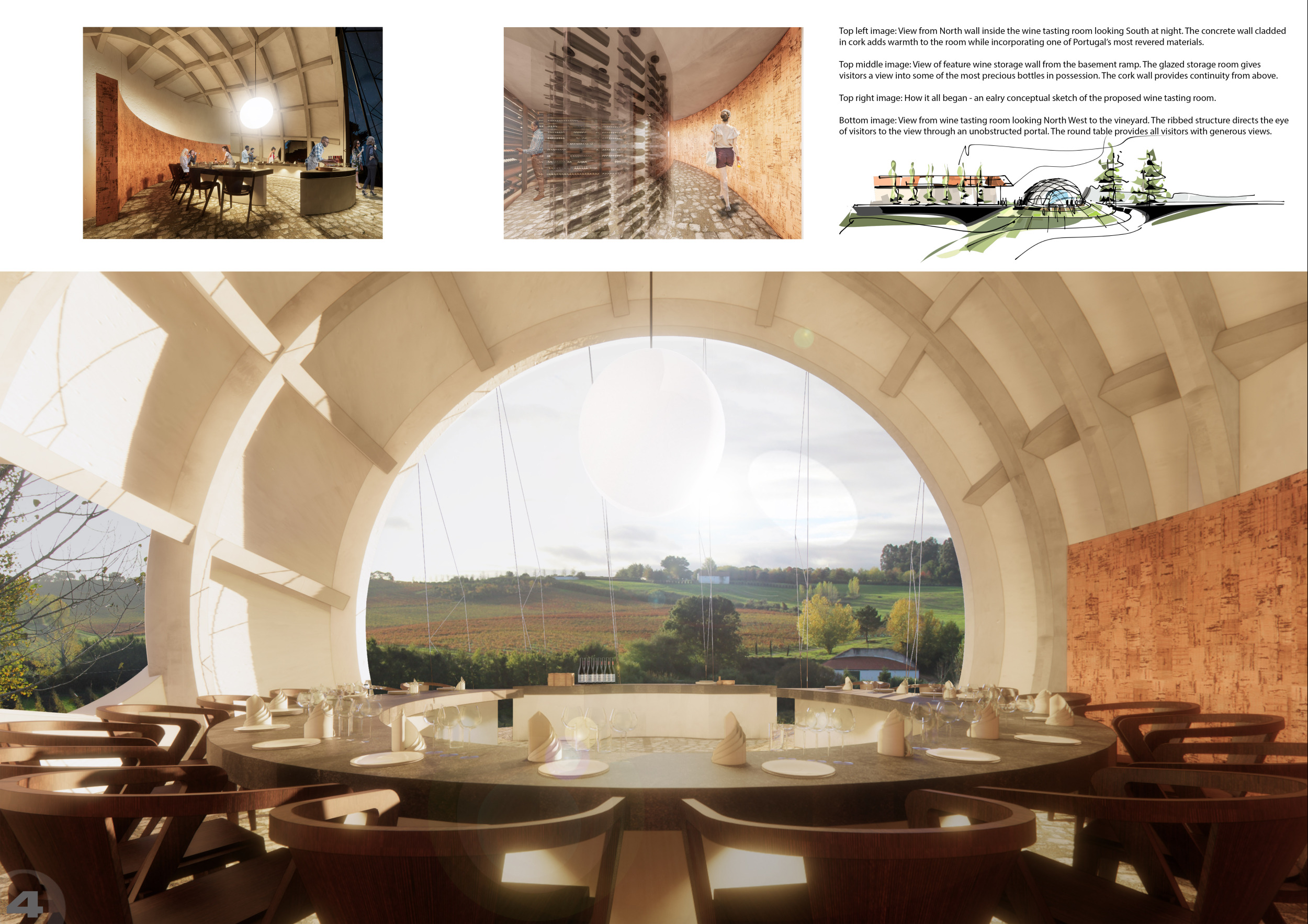 Architecture project // Circular Structure with Expansive Views and ...
