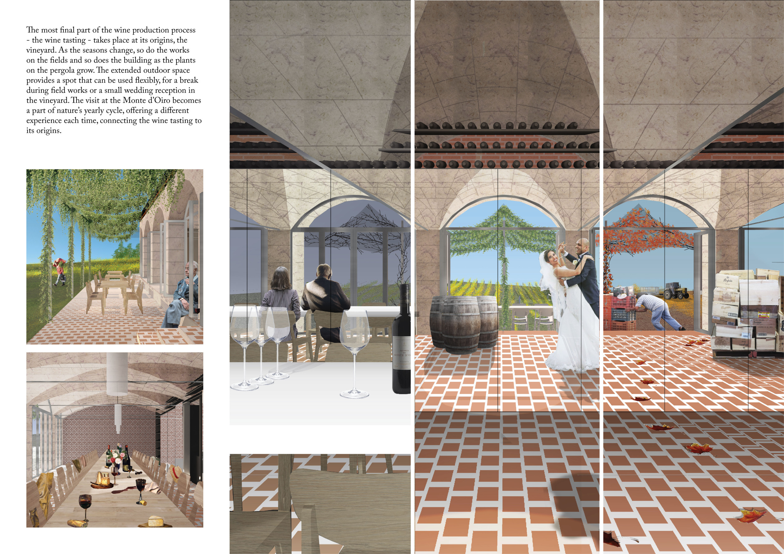 Architecture project // Reflective Groin Vaults in Lioz Limestone ...