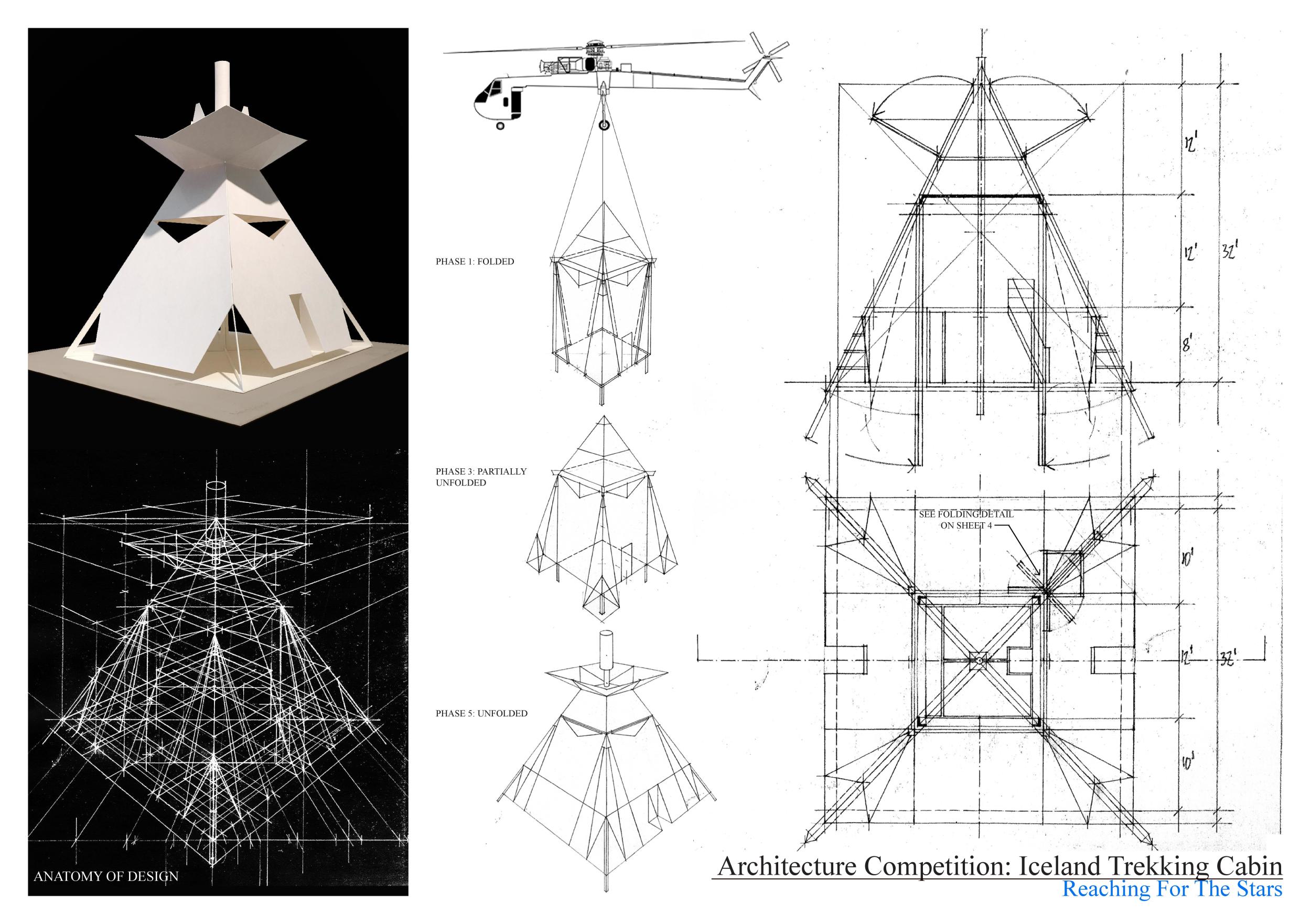 Architecture project // Foldable Cabin with Lightweight Aluminum ...