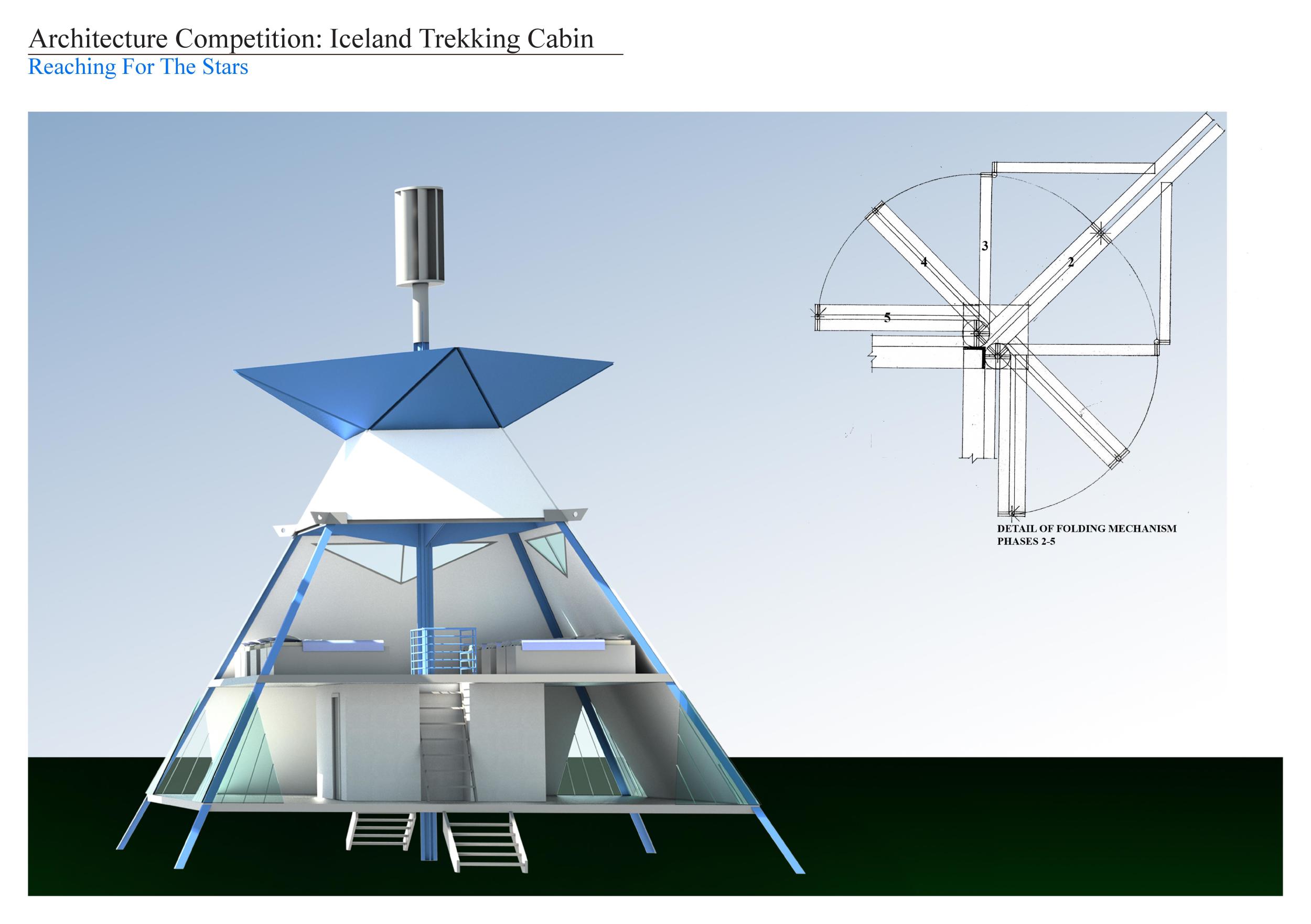 Architecture project // Foldable Cabin with Lightweight Aluminum ...