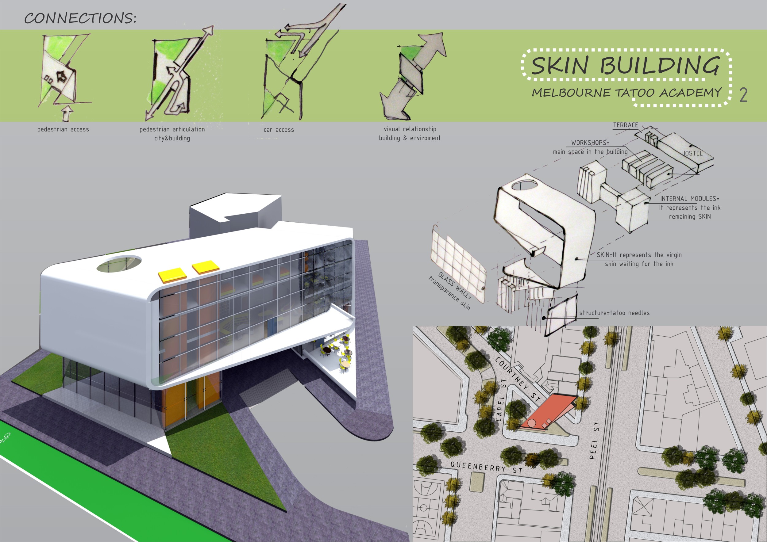 Architecture project // Murals on Transparent Facades Enrich Urban ...