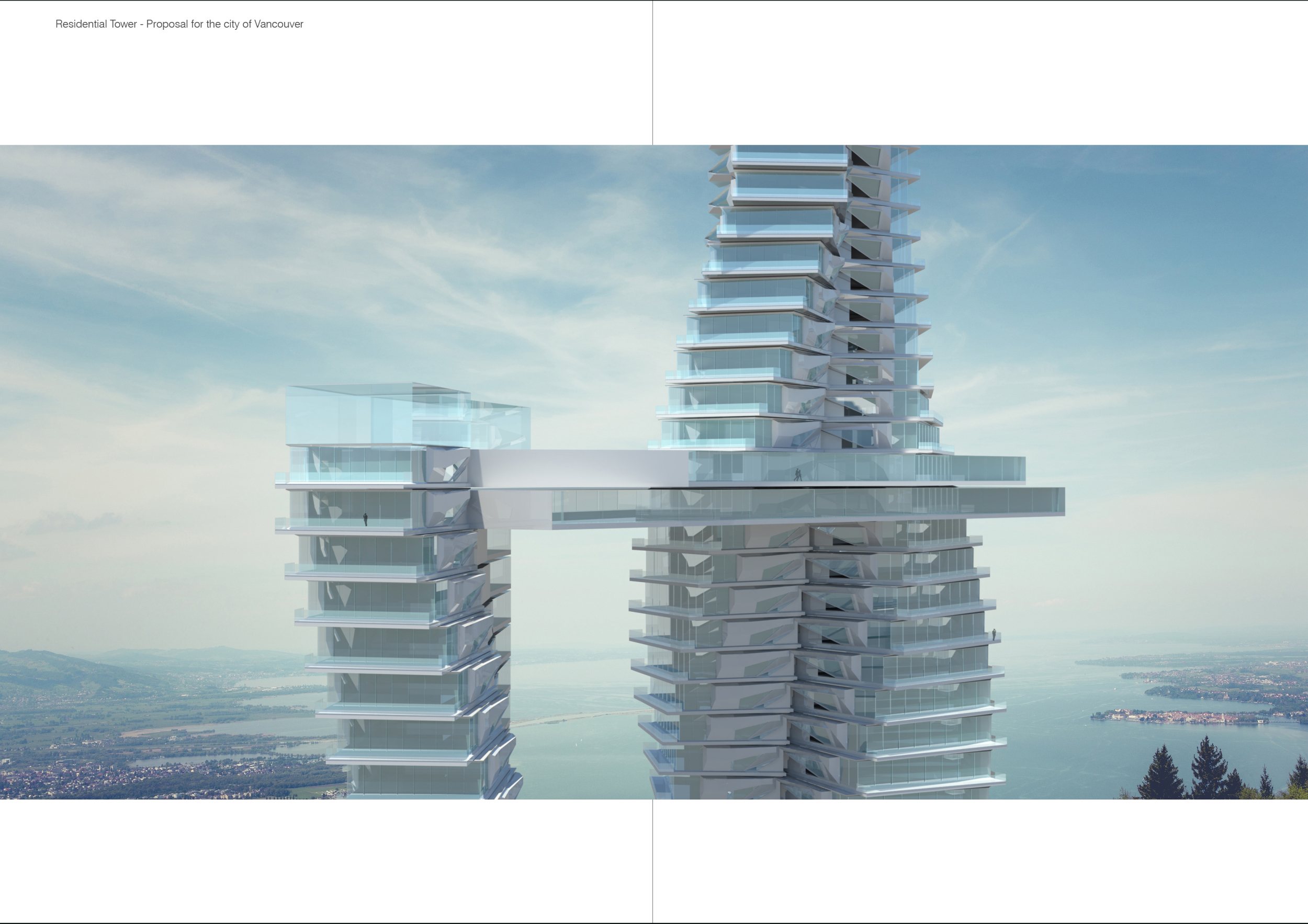 Architecture project // Torqued Glass Facade with Concrete Structure ...