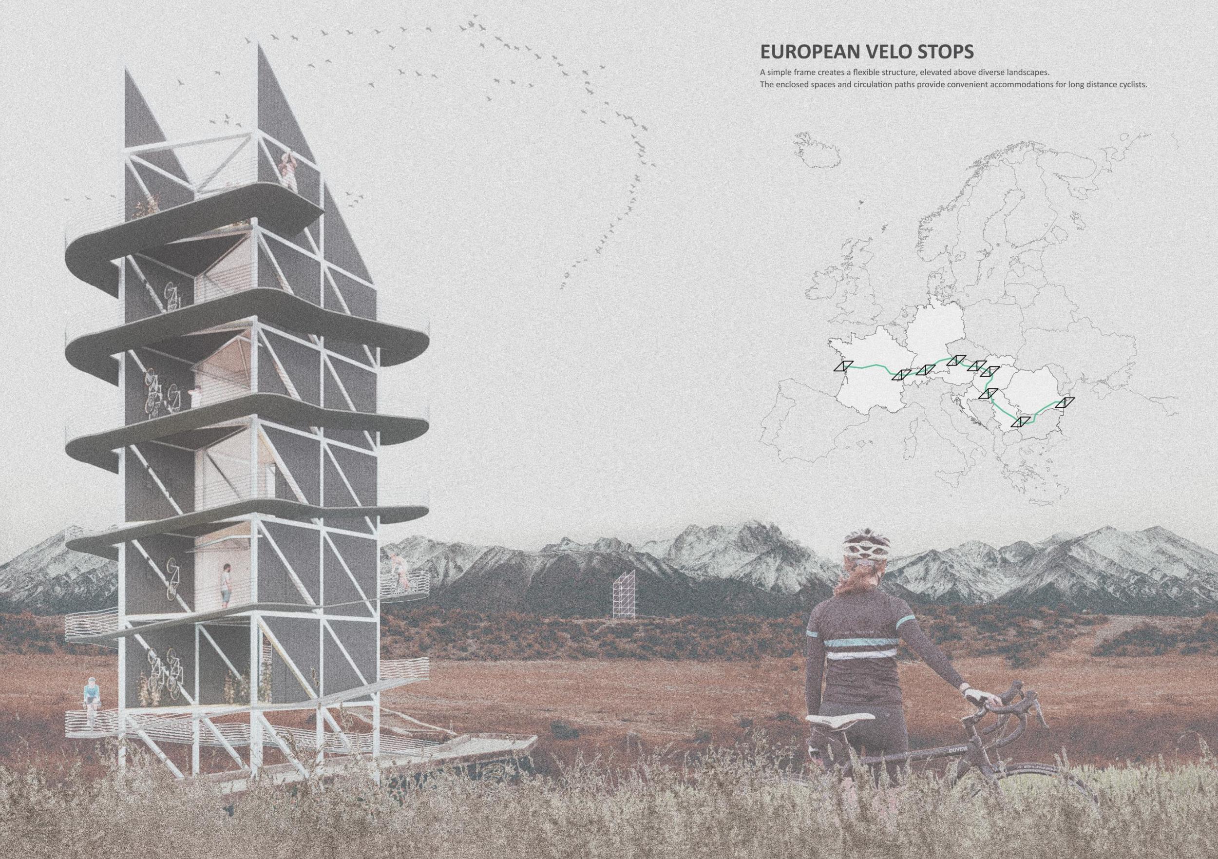 Architecture project // Elevated Steel Framework with Corrugated Metal ...
