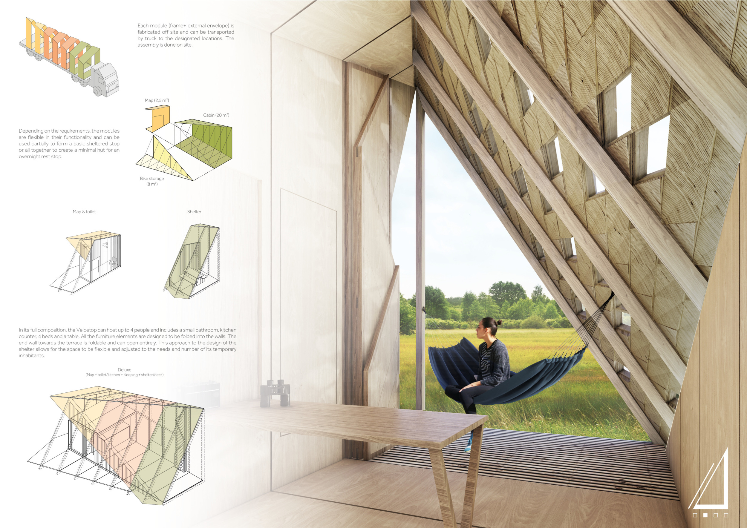 Architecture project // Triangular Structures Crafted from Recycled ...