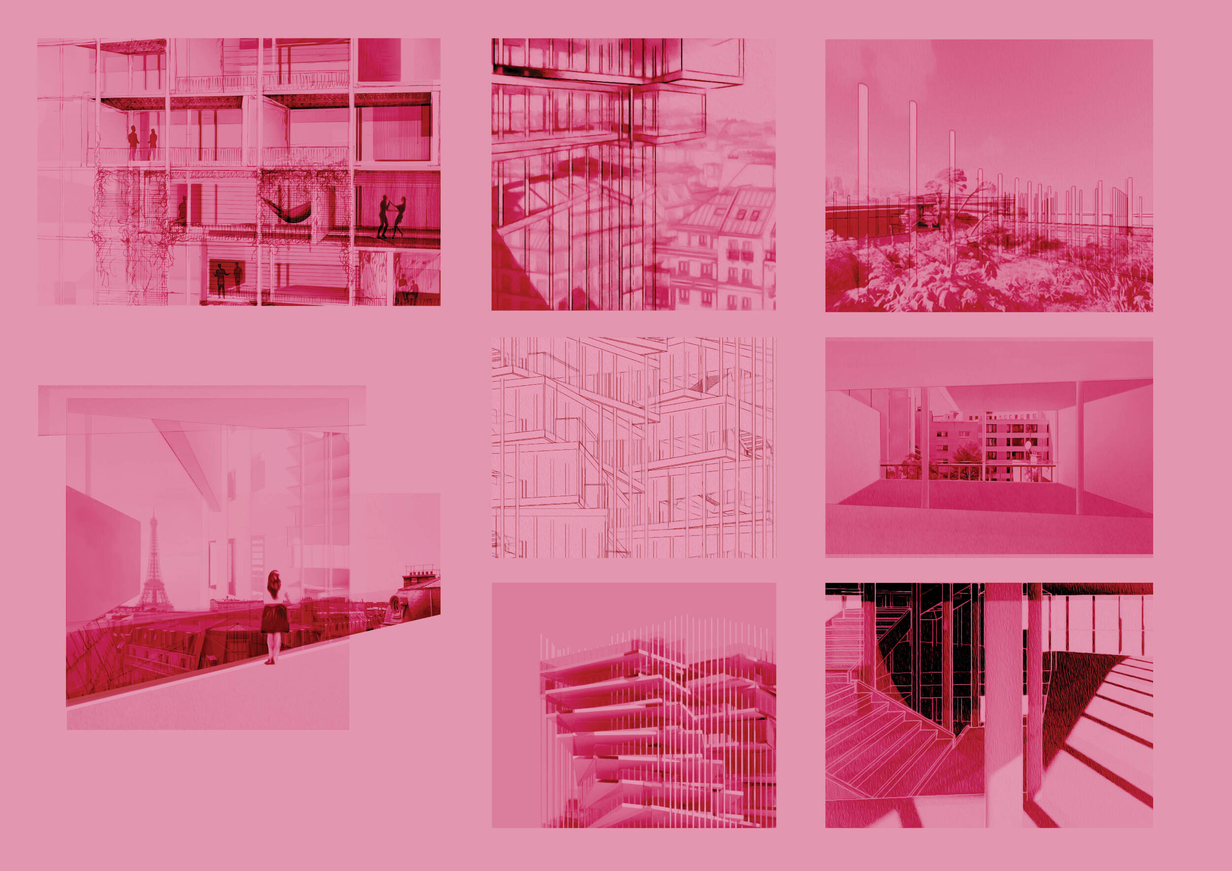 Architecture project // Steel Framework and Balcony Living in an ...