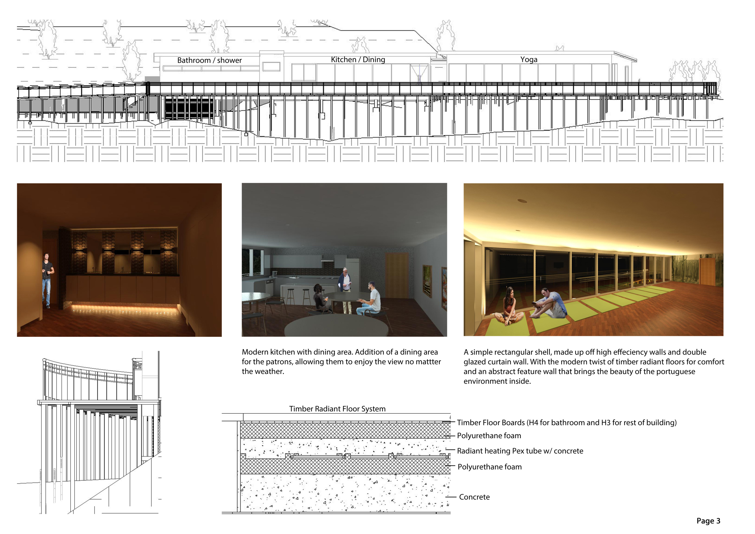 Architecture project // Elevated Timber Structures Integrated with a ...