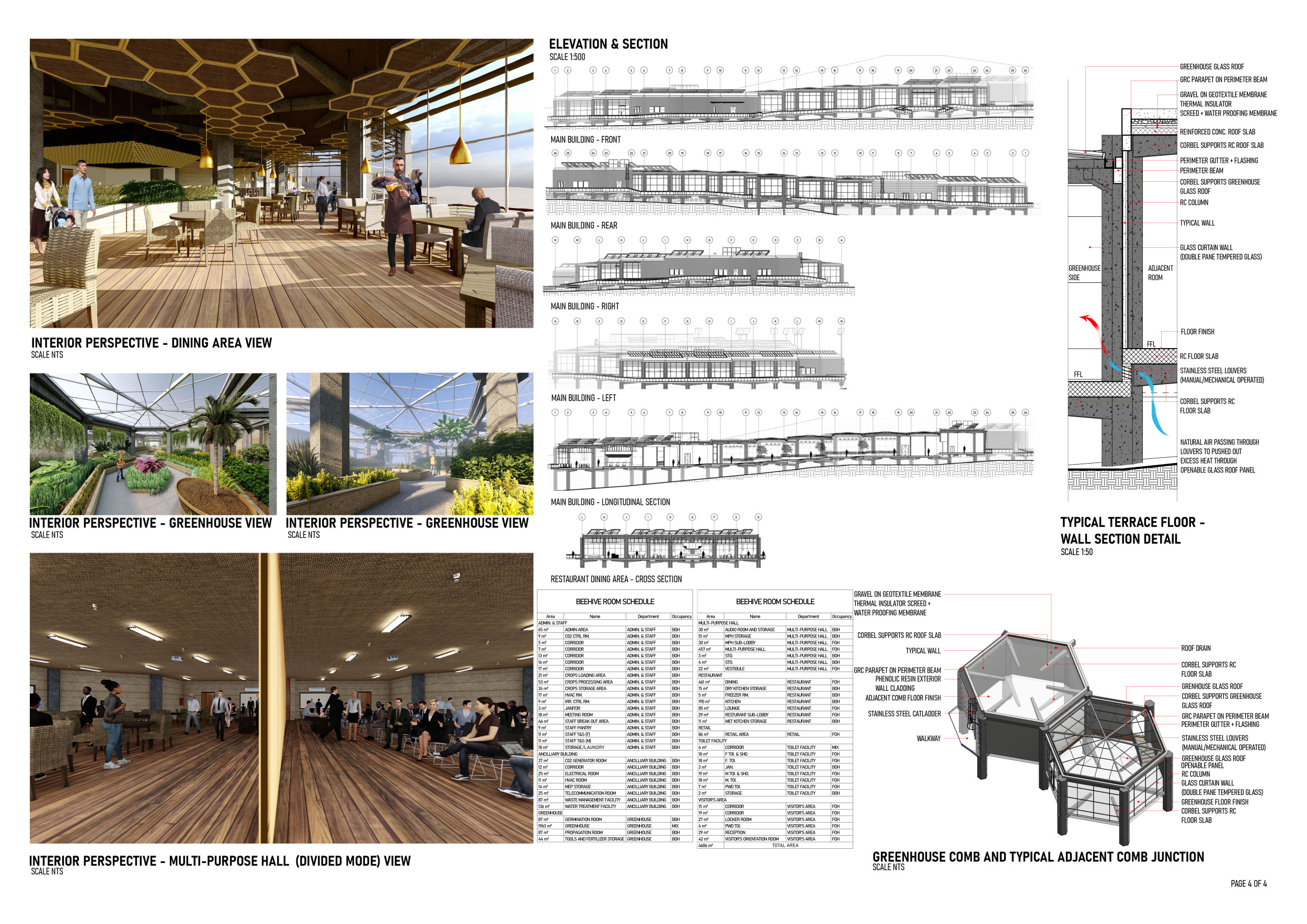 Architecture project // Modular Greenhouse Inspired by Beehive ...