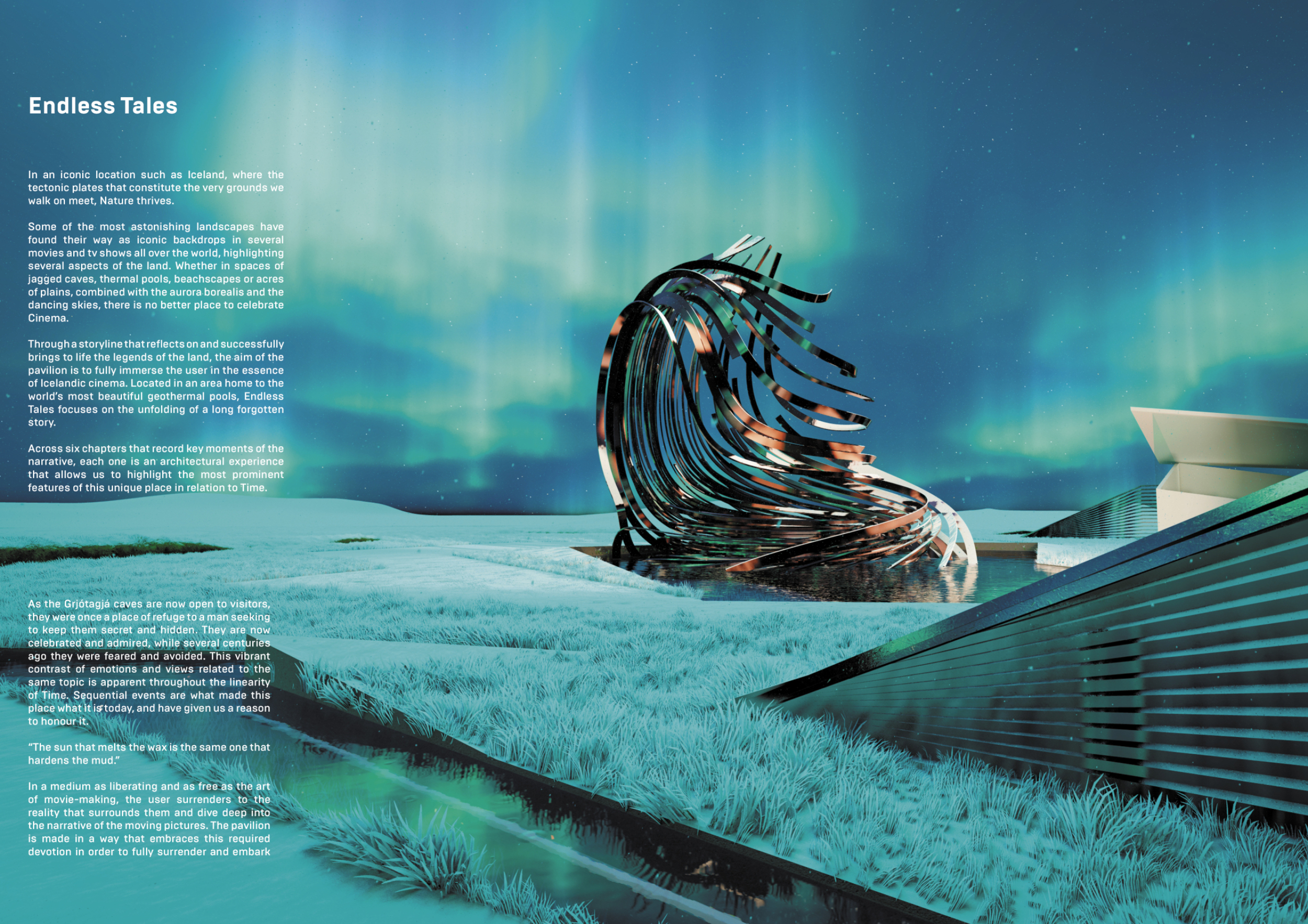 Architecture project // Mythical Narratives in a Geothermal Setting