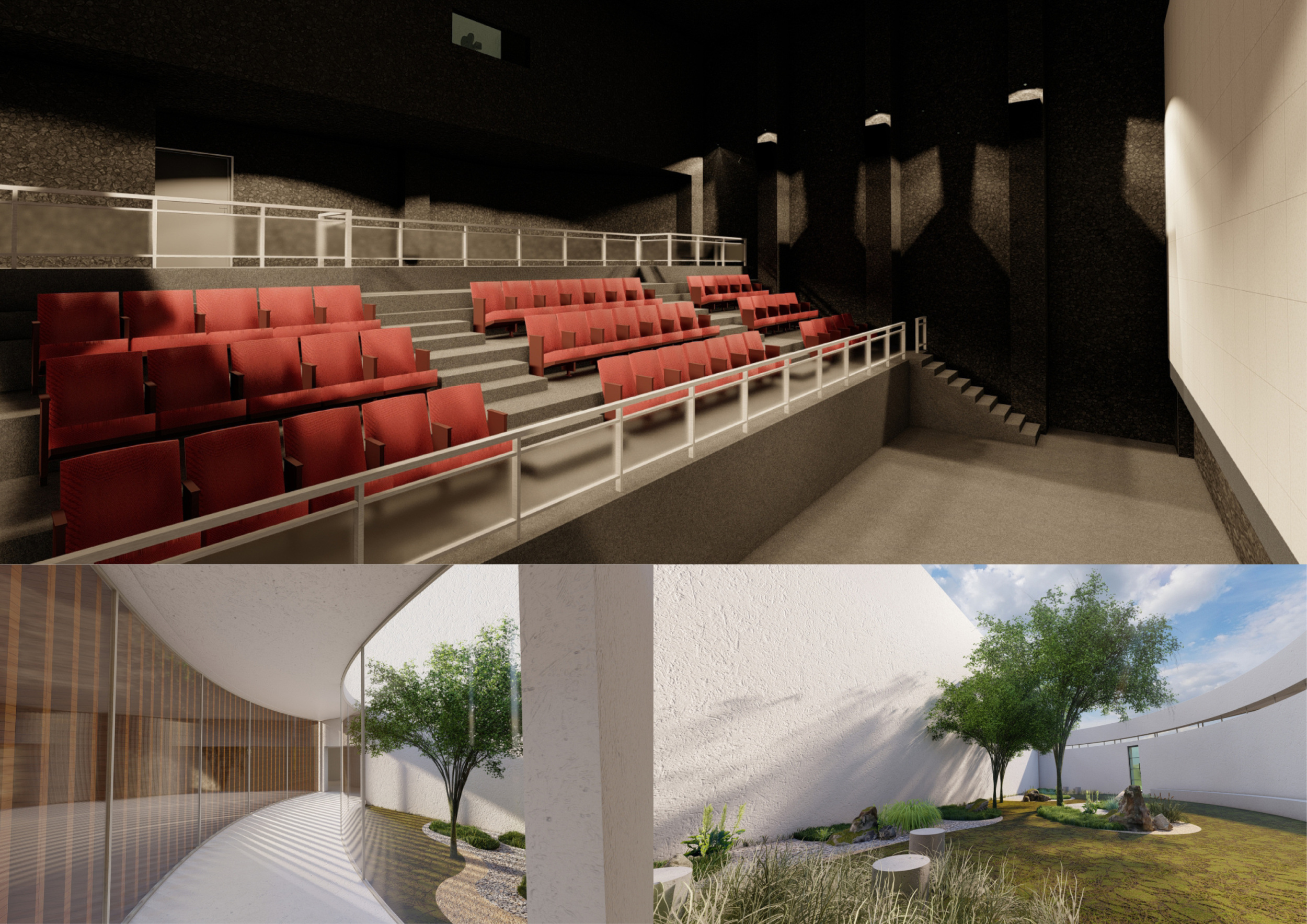 Architecture project // Timber Louvers and Artificial Landscapes in a ...