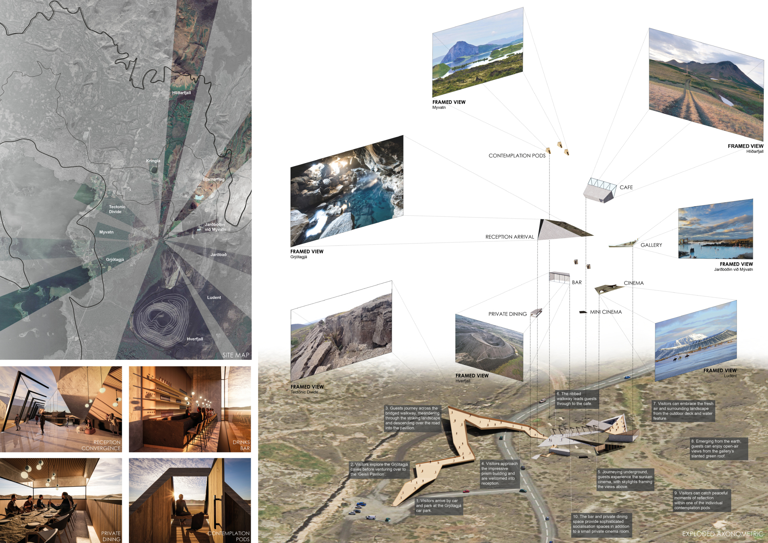 Architecture project // Lens-Like Prism Structure Emphasizing ...
