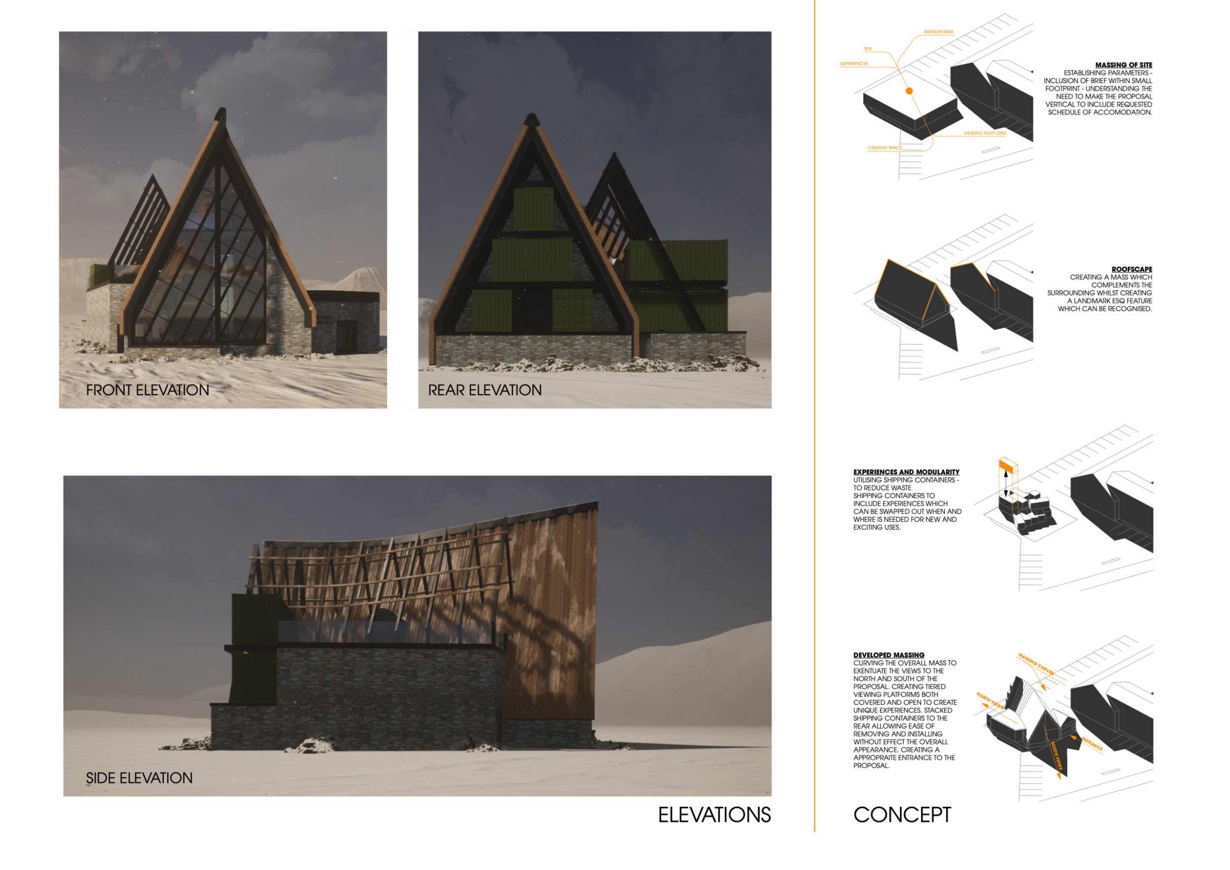 Architecture project // Cross-Laminated Timber Spa Integrating Natural ...