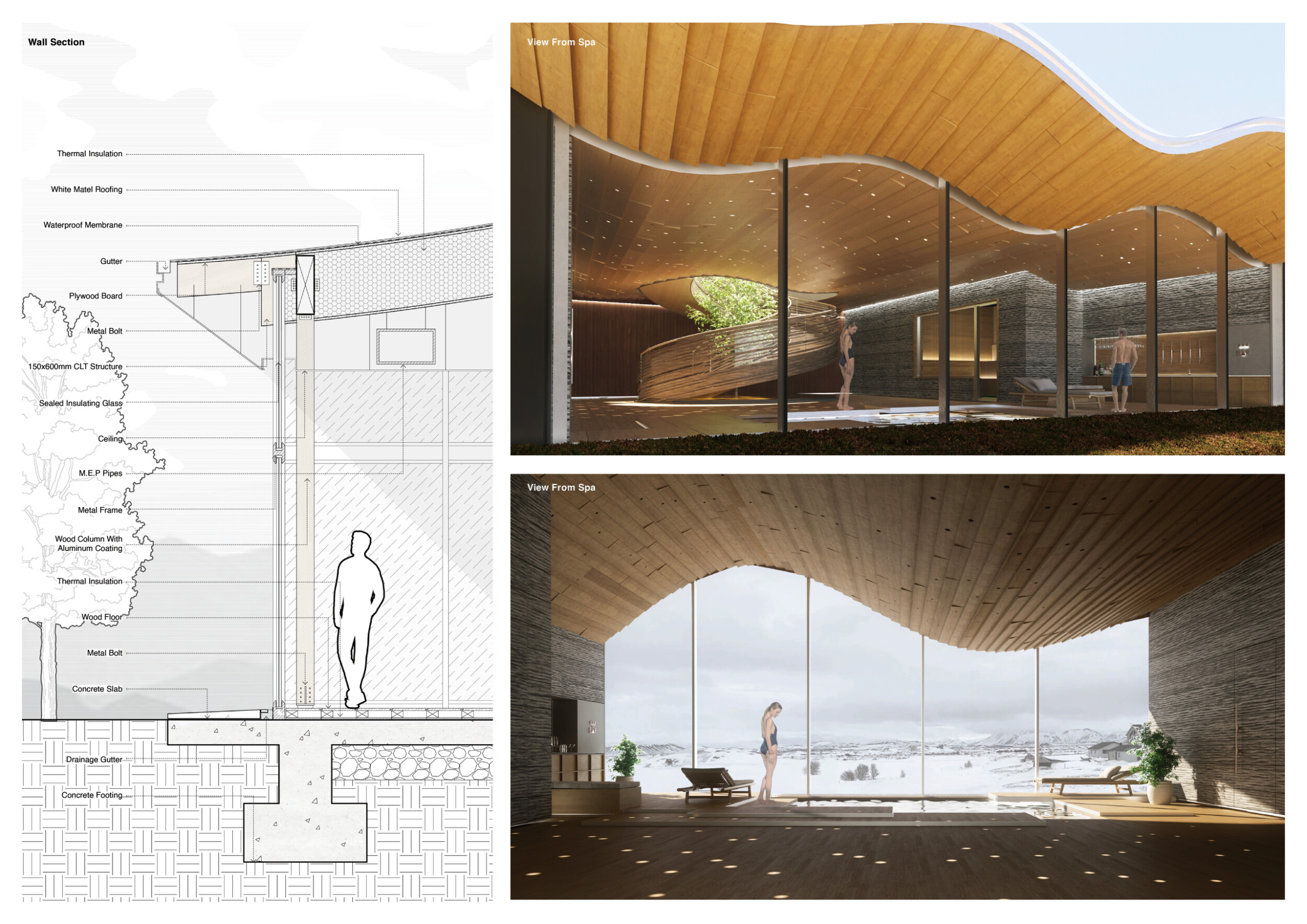 Architecture project // Curvilinear Form Crafted from Cross-Laminated ...