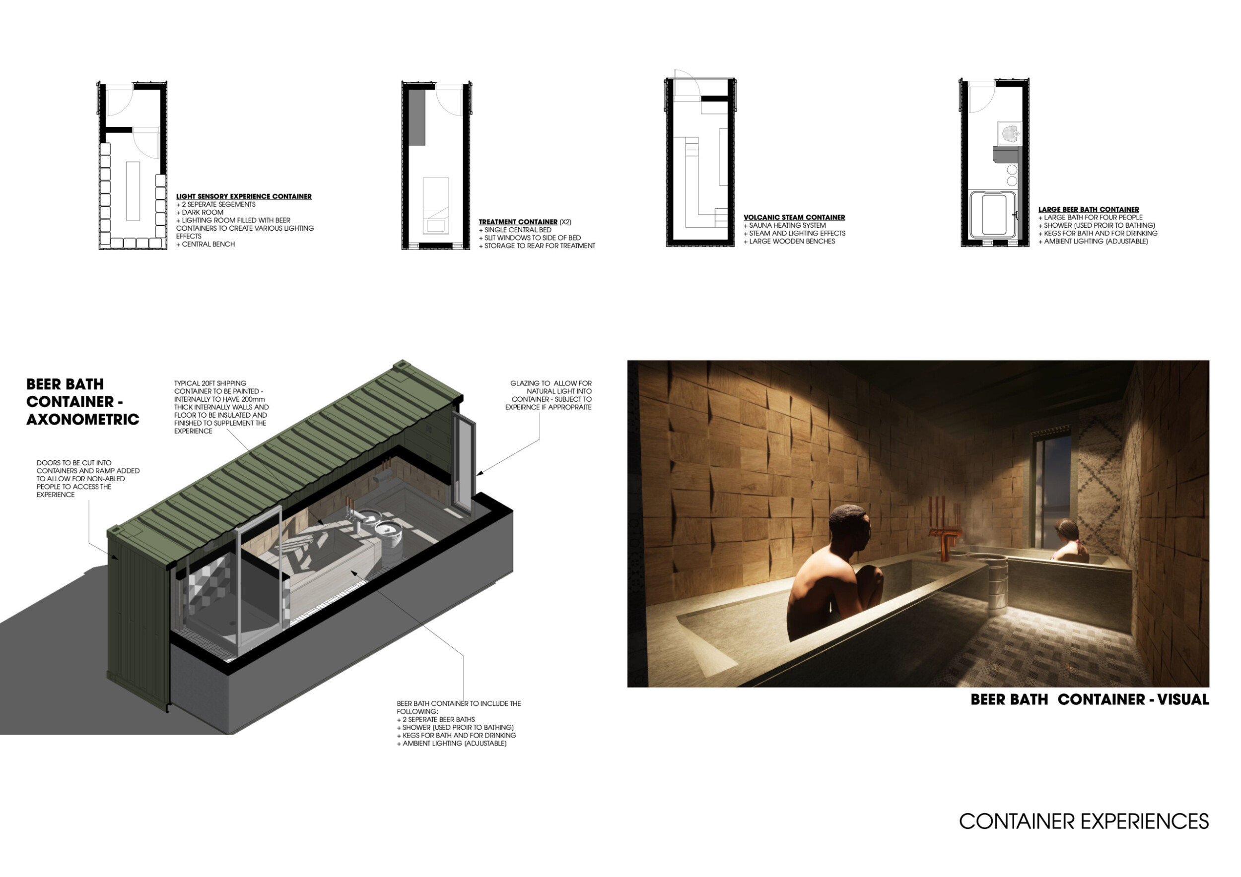 Architecture project // Cross-Laminated Timber Spa Integrating Natural ...