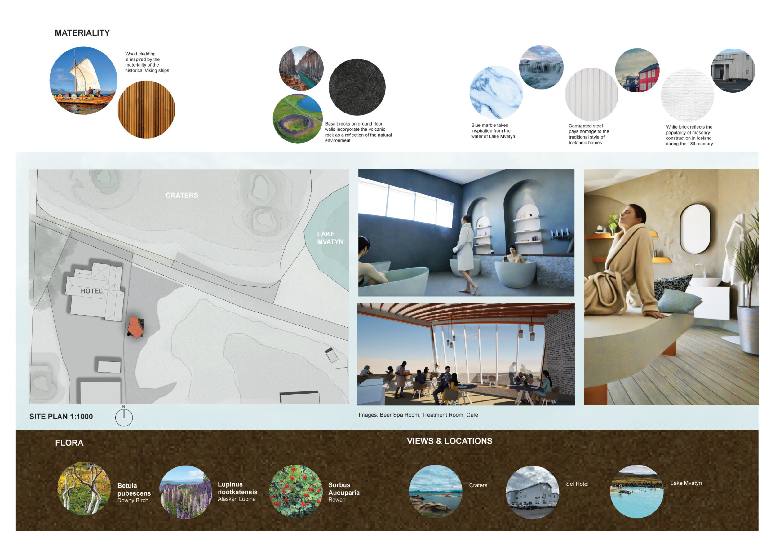 Architecture project // Basalt and Timber Spa Harmonizing with Iceland ...