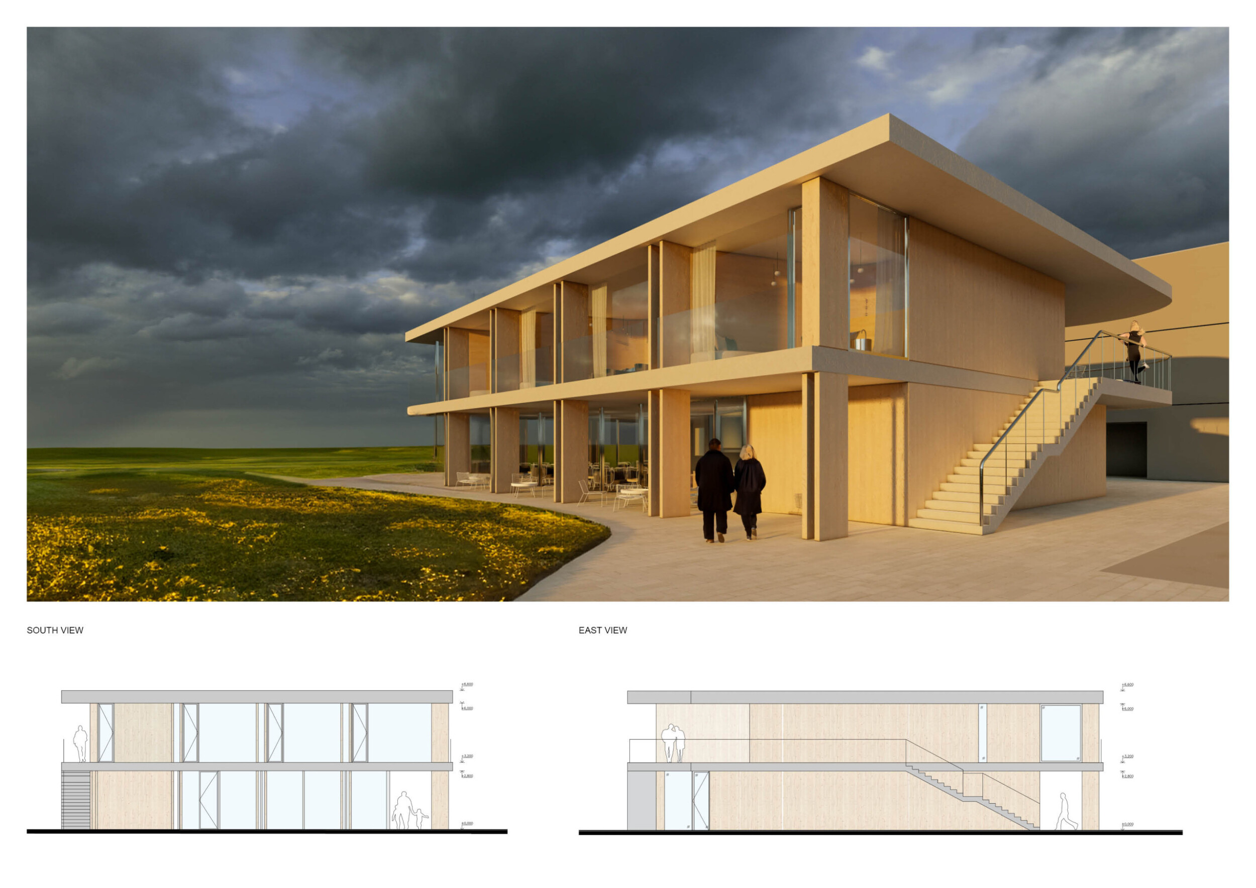Architecture project // Charred Wooden Shingles and Cross-Laminated ...