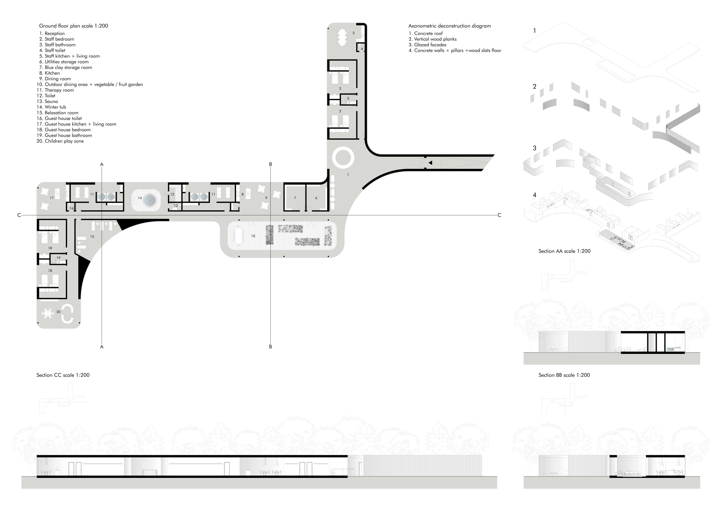 Architecture project // Curvilinear Structure Embracing Natural Light ...