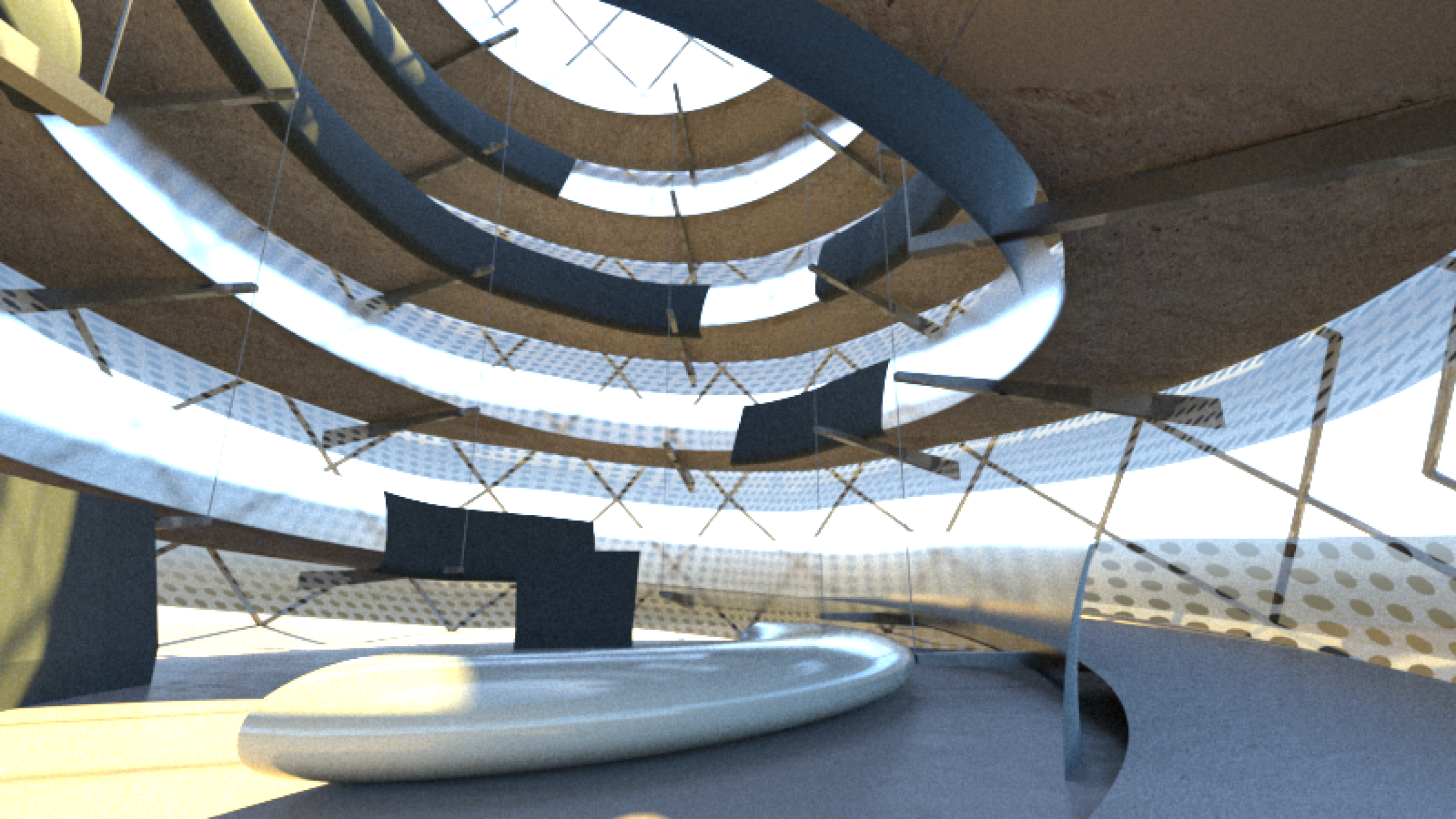 Architecture project // Lattice Framework Complemented by Transparent Glass in a Versatile ...