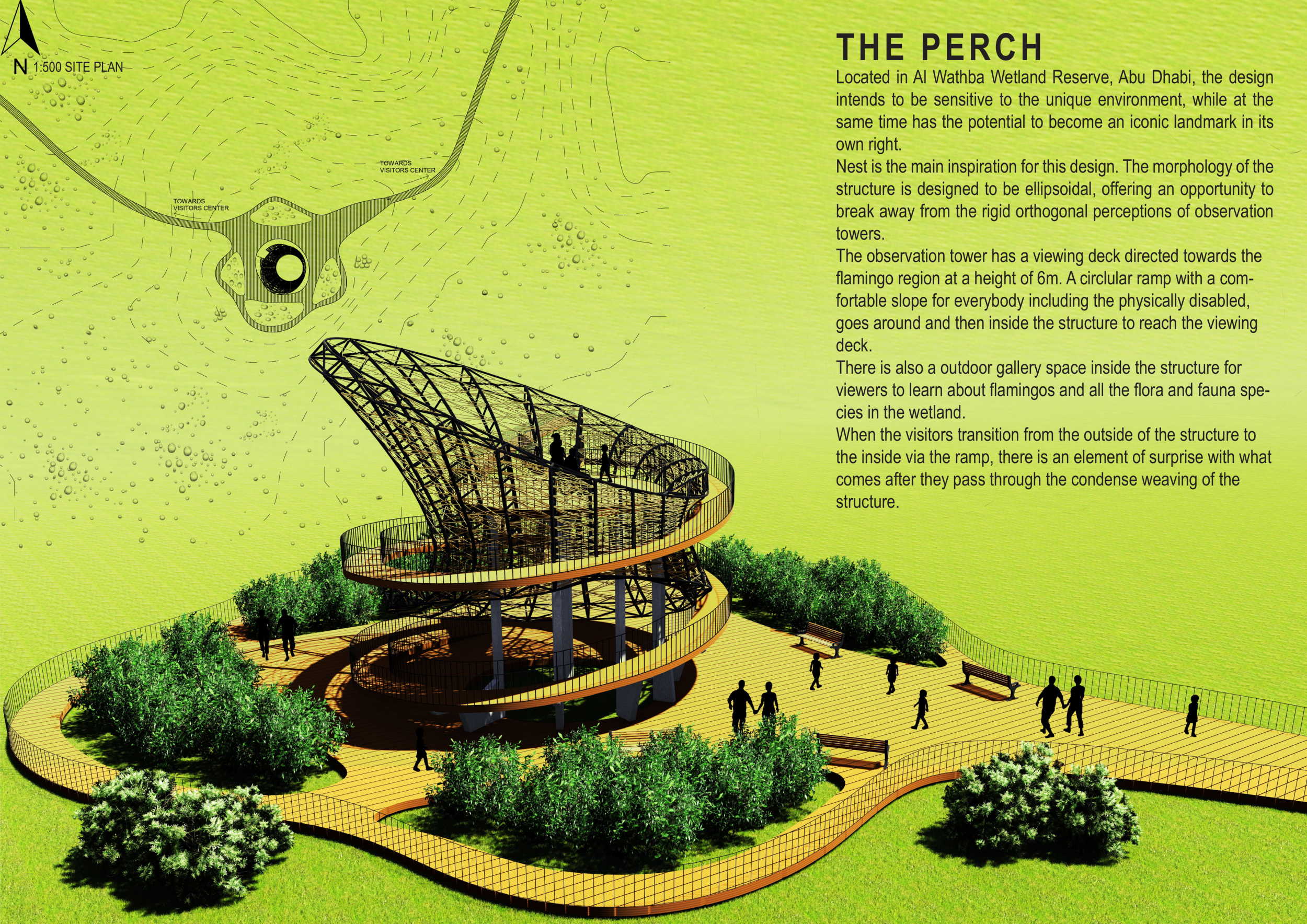 Architecture project // Rope-Weaved Structure Overlooking Wetlands with ...