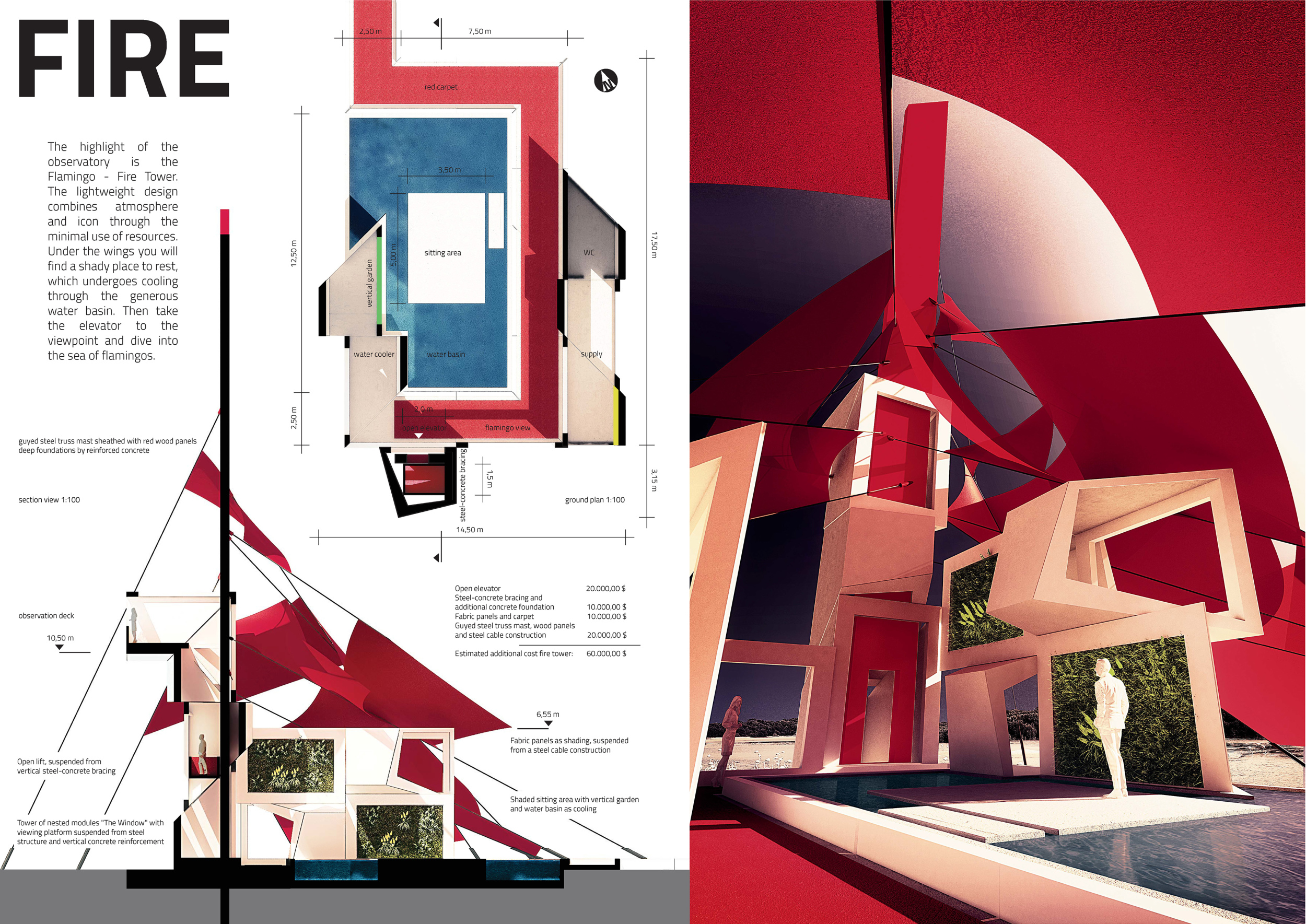 Architecture project // Sustainable Timber Observation Tower Enhancing ...