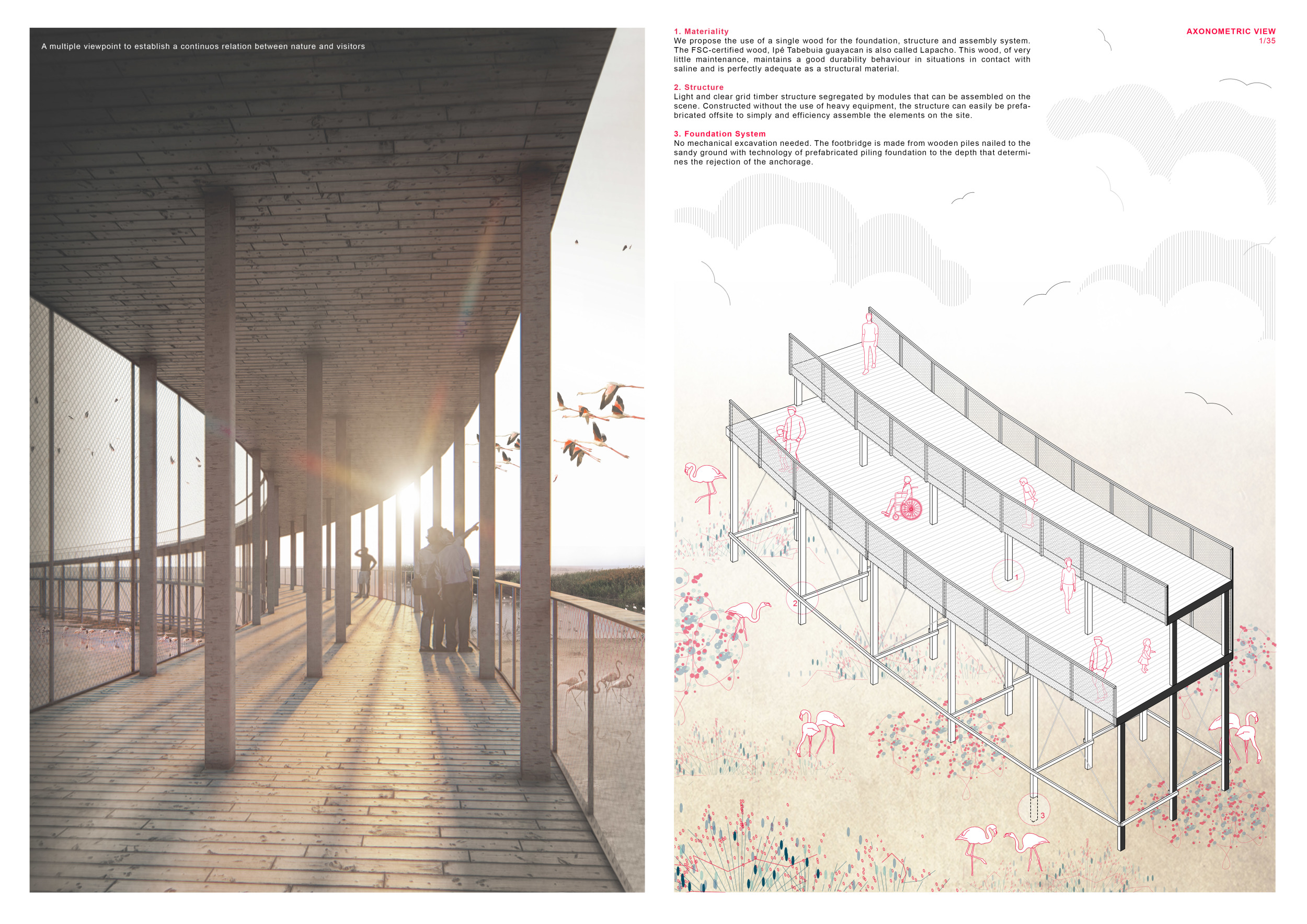 Architecture project // Lapacho Walkway Elevating Views in a ...