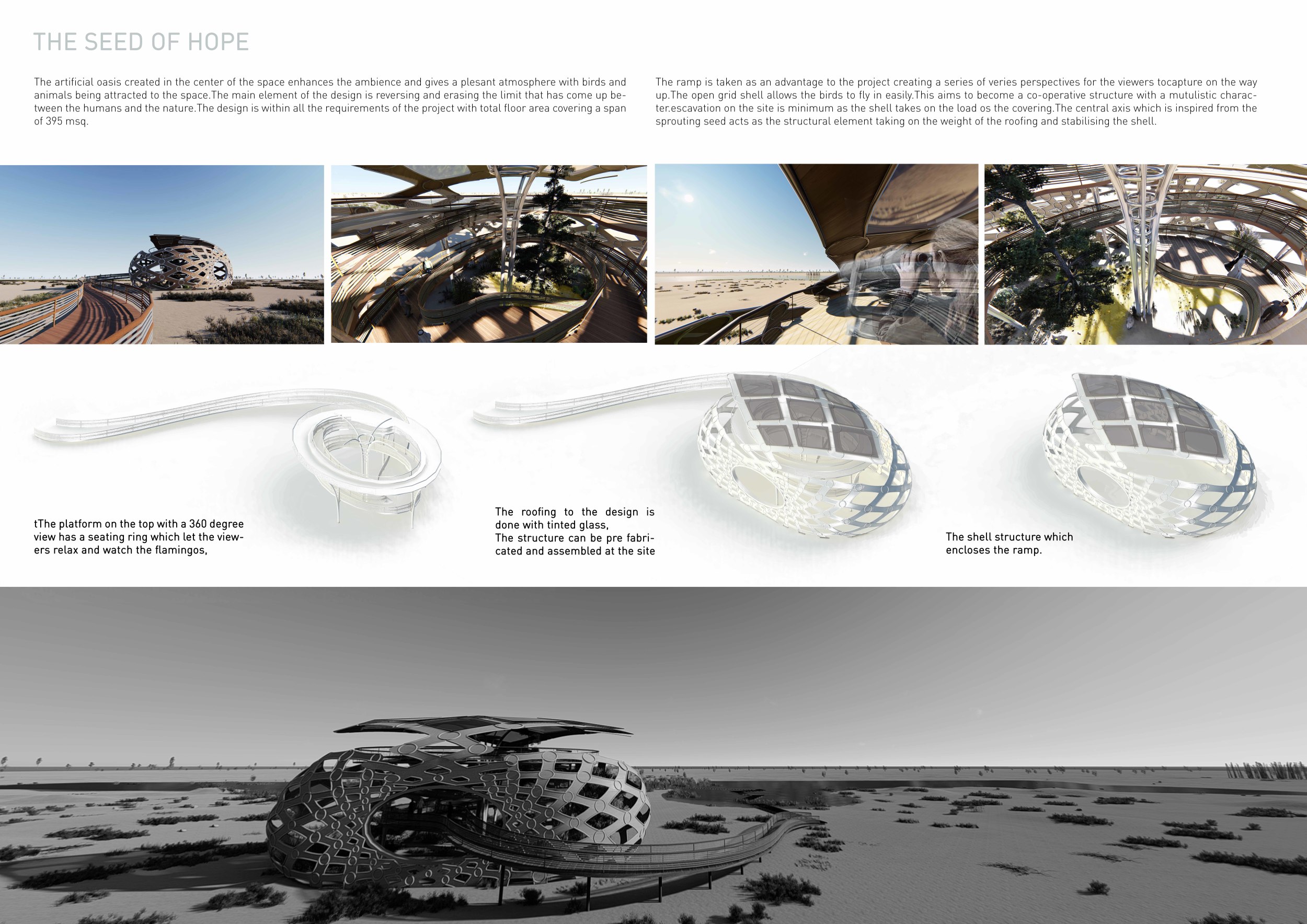 Architecture project // Seed-Inspired Structure with Recycled Plastic ...