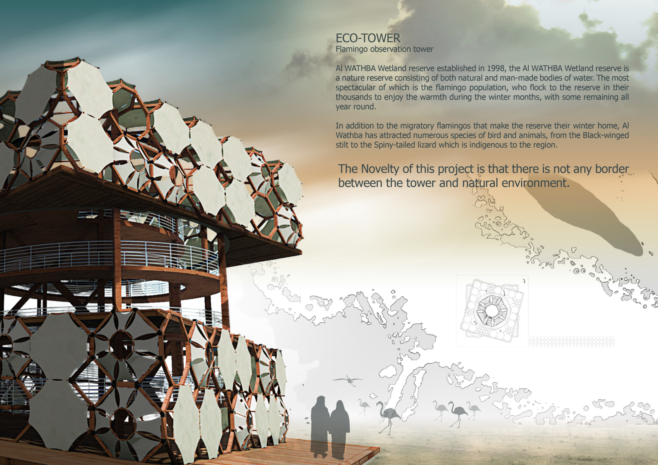 Architecture project // Rotatable Observation Deck with Natural ...