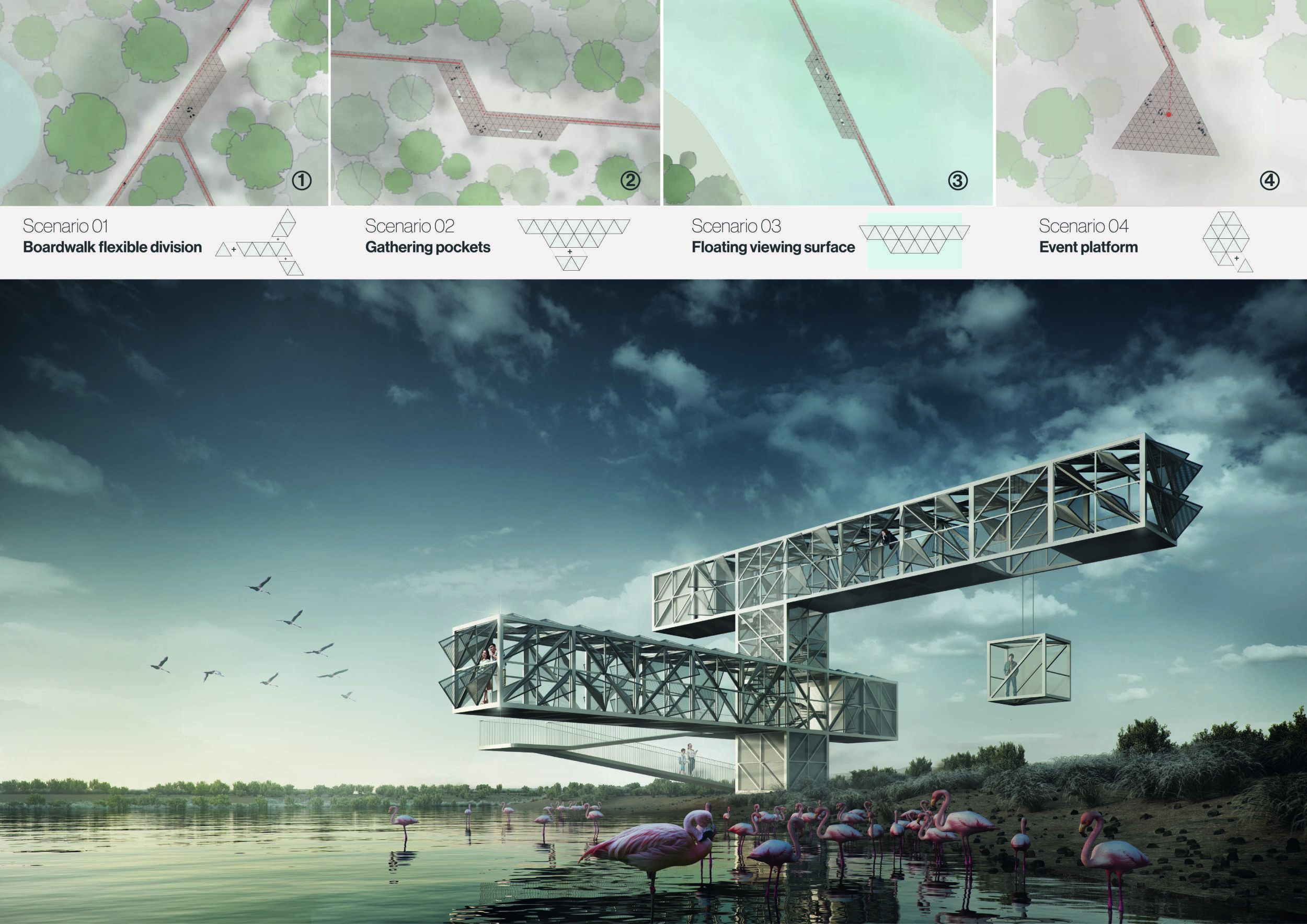 Architecture project // Upcycled Steel Observation Tower with ...