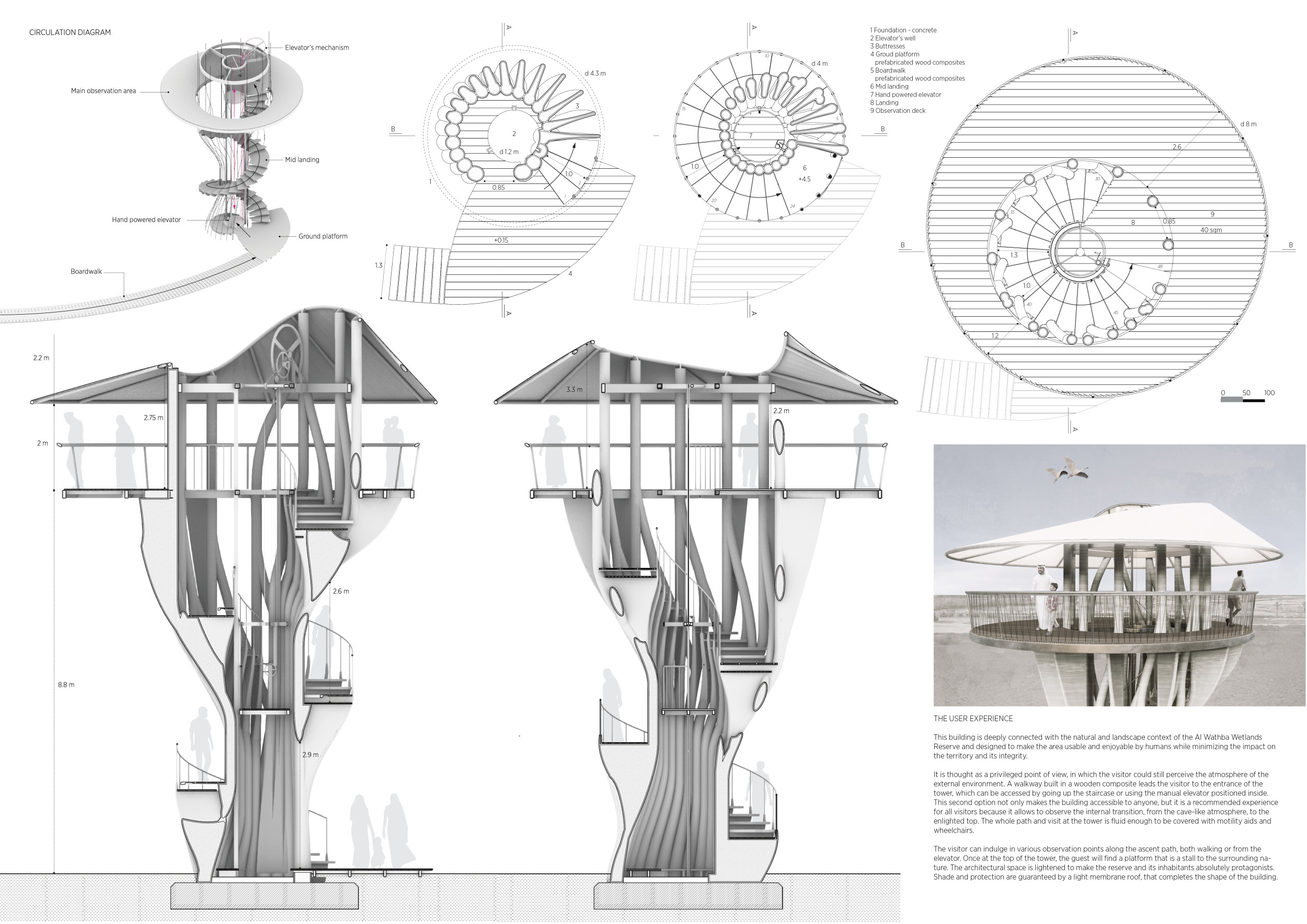 Architecture projects - wood composite // Buildner