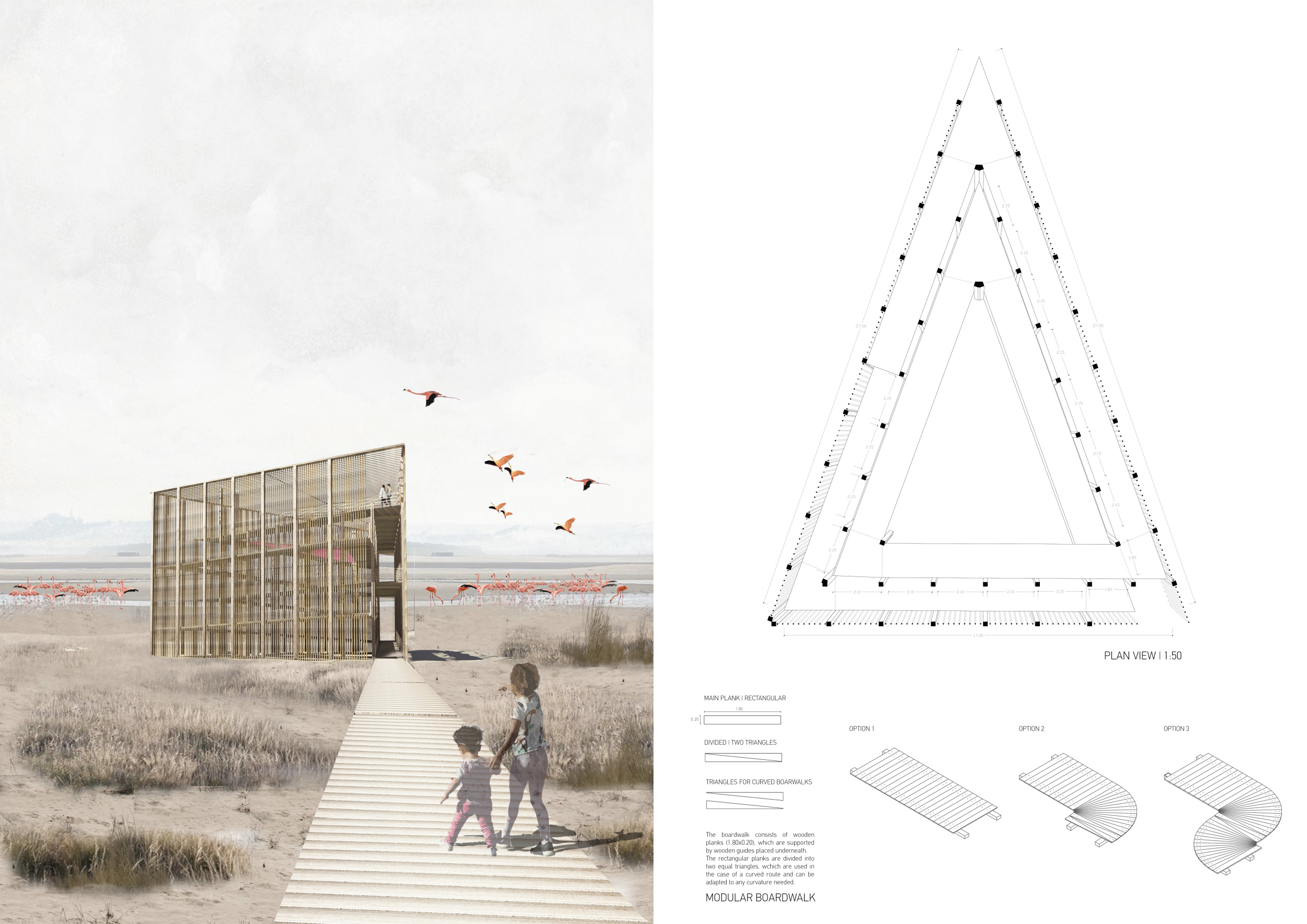 Architecture project // Bamboo-Faced Observation Platforms Overlooking ...