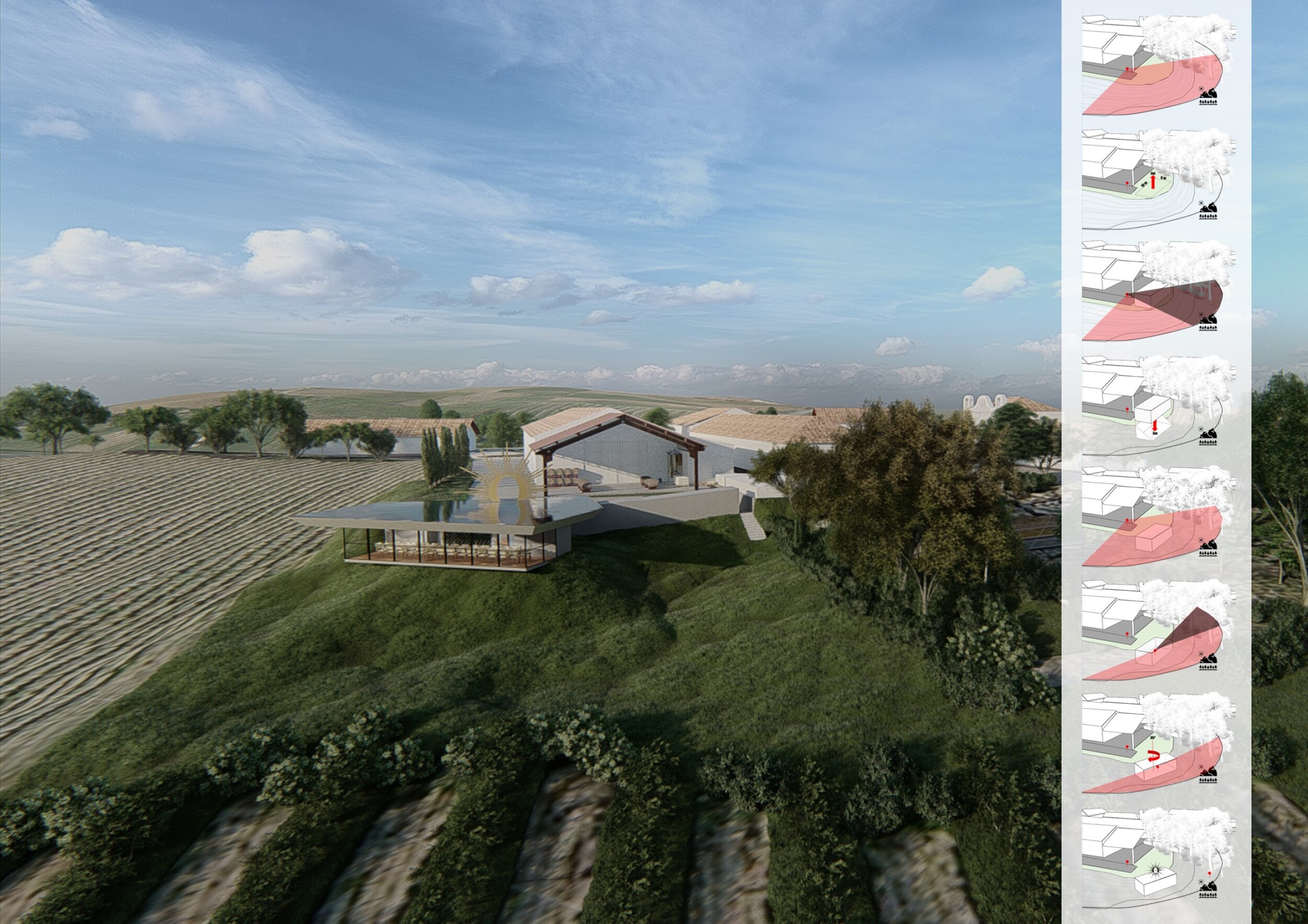 Architecture project // Exploring Terroir Through Lookout Spaces and ...