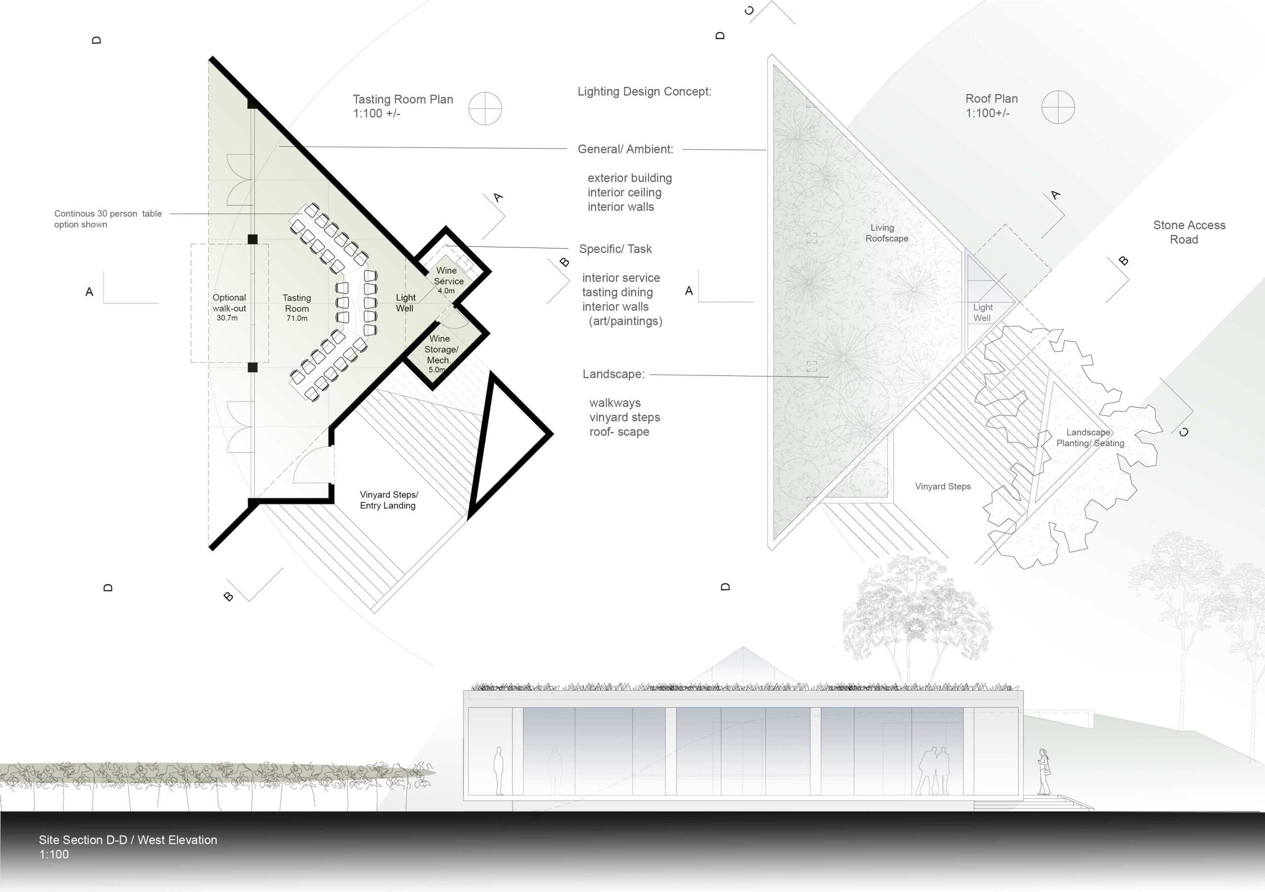 Architecture project // Fragmented Forms with Shot Concrete Emphasize ...
