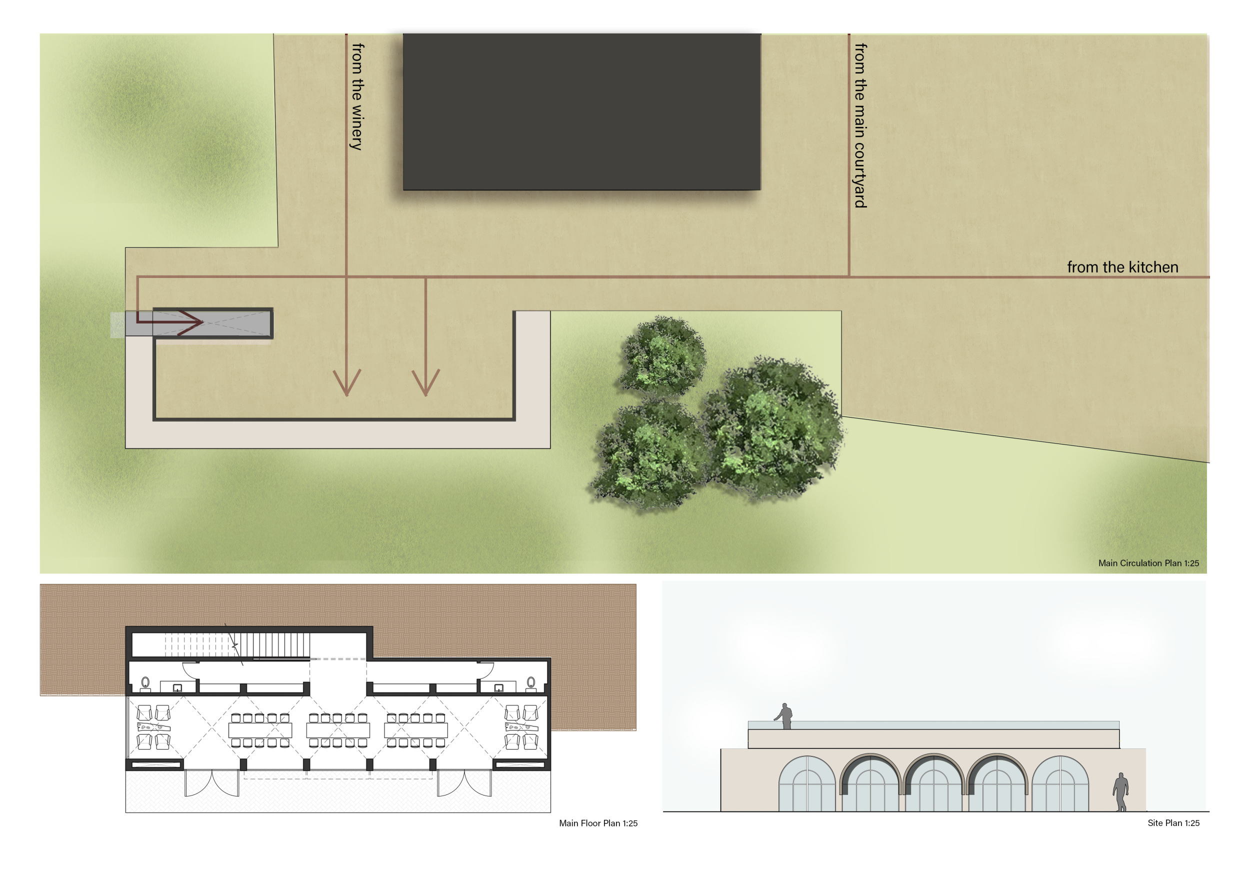 Architecture project // Cave-Like Structure Integrating Rock and Slate ...