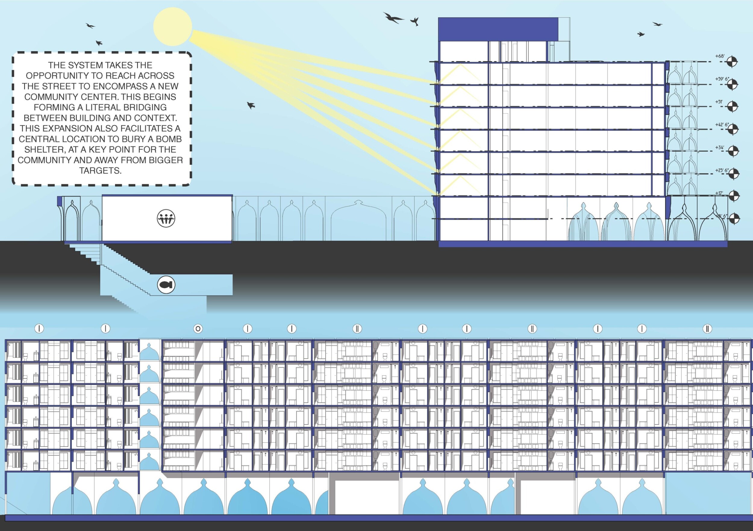 Architecture project // Precast Concrete Panels and Domed Forms ...