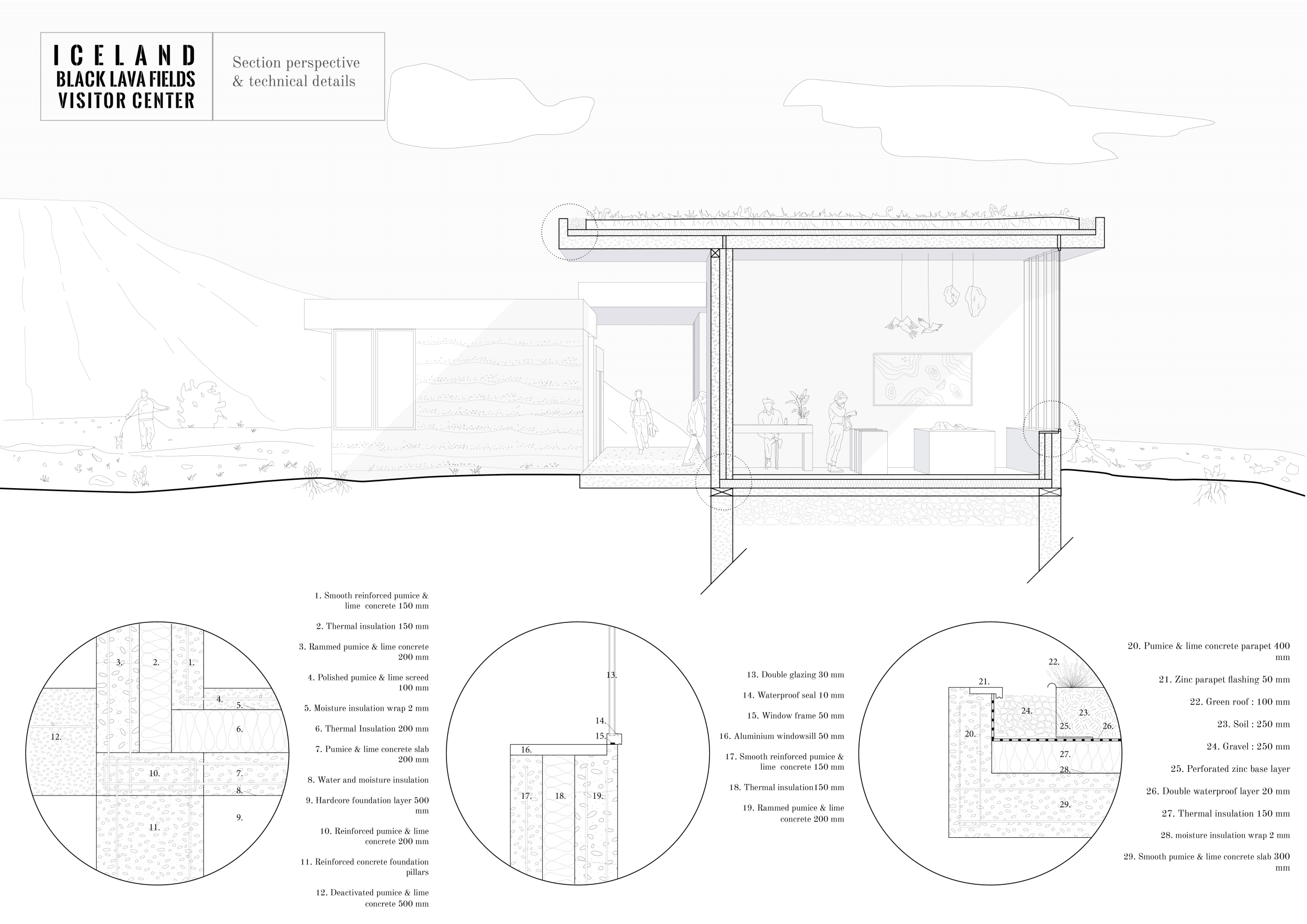 Architecture project // Pumice Structure Embracing Volcanic Landscapes ...