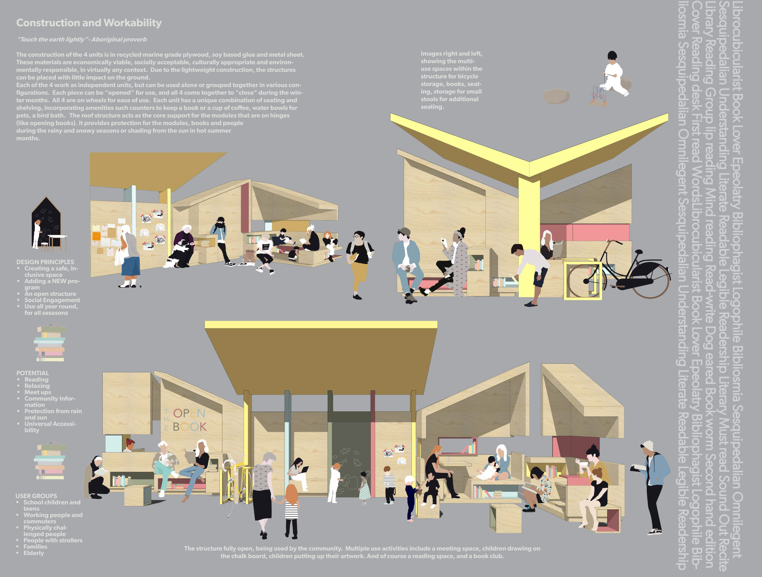 Architecture project // Modular Community Space Featuring Recycled ...