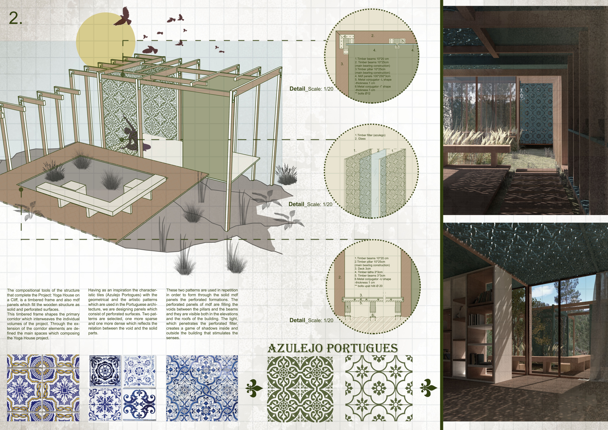 Architecture project // Perforated MDF Panels Enhancing Light Play in a ...