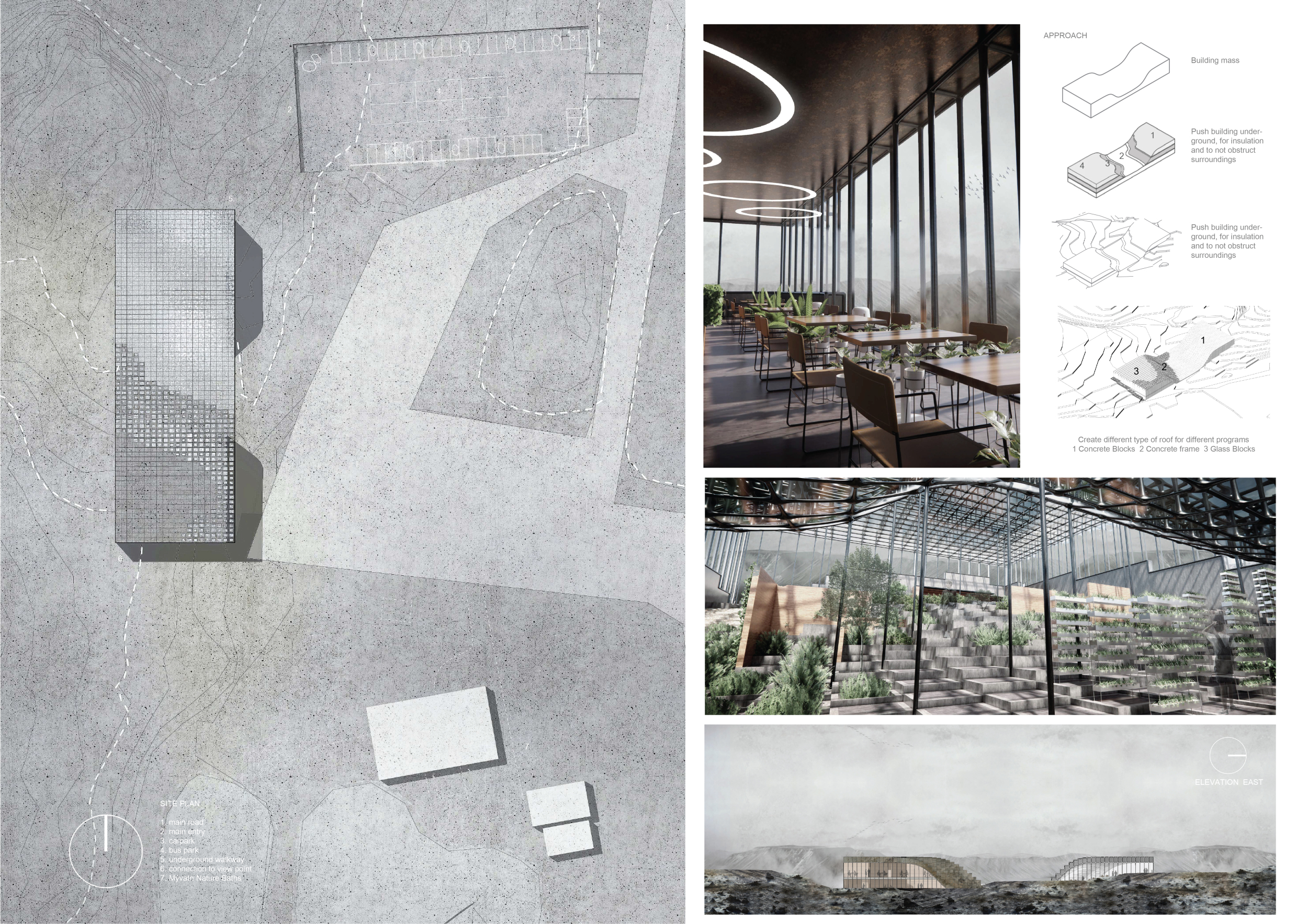 Architecture project // Embedded Greenhouse with Wooden Interiors and ...