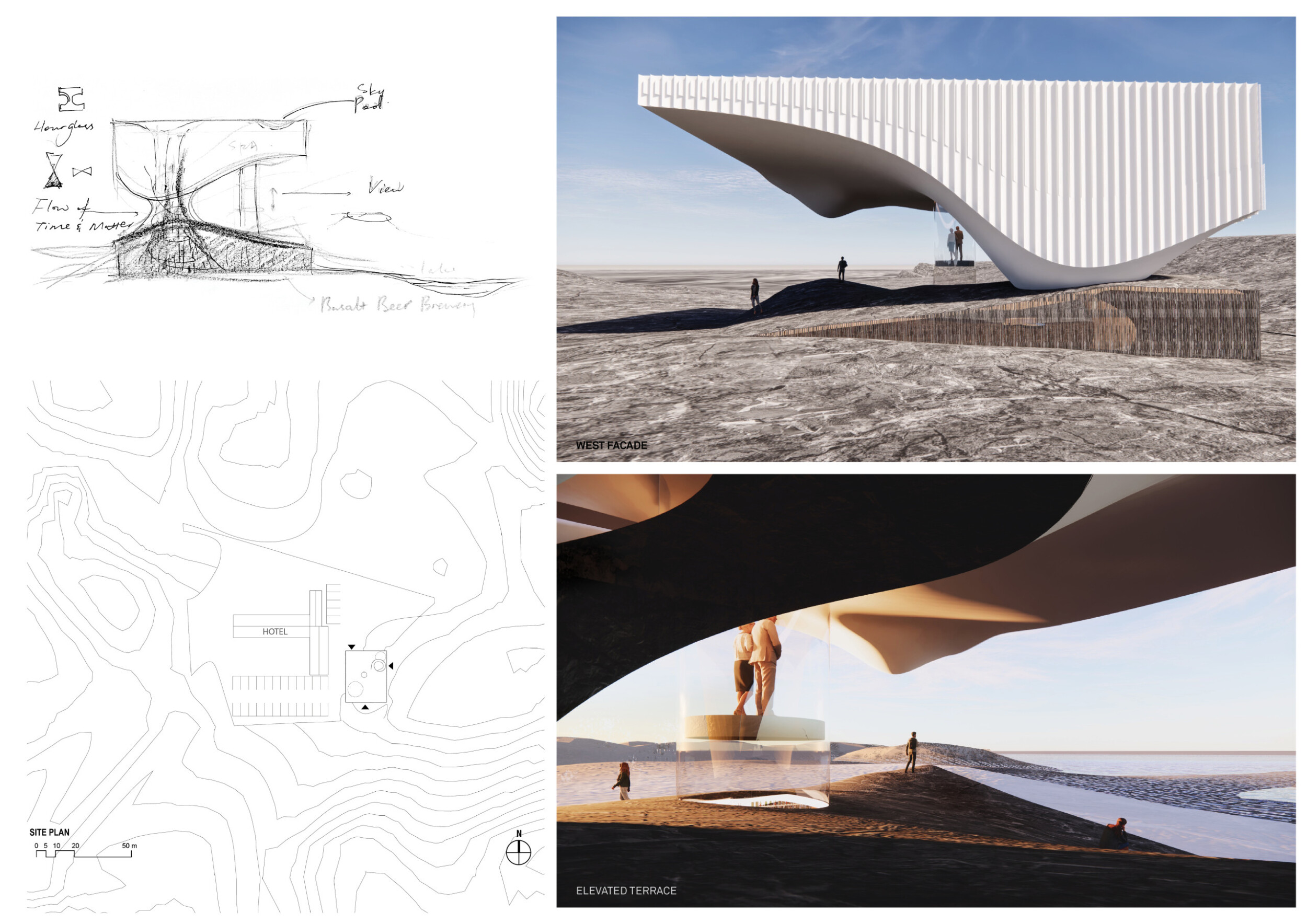 Architecture project // Mushroom-Paneled Spa Integrating Geothermal ...