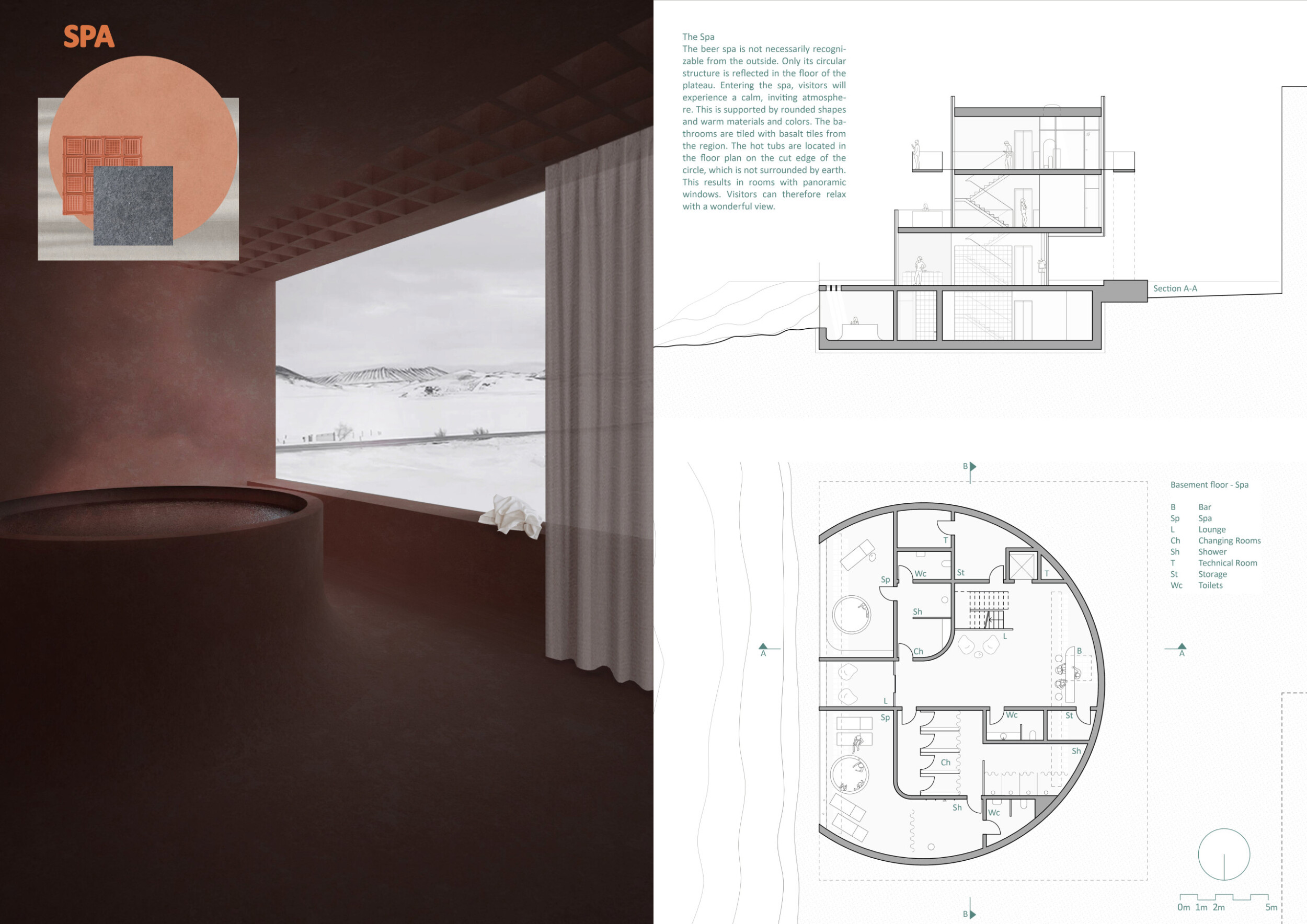 Architecture project // Basalt and Glass Craters Shaping a Multi ...