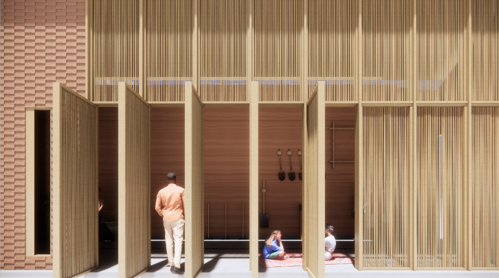 Architecture Competition Rammed Earth Pavilion Honorable mention winner ...