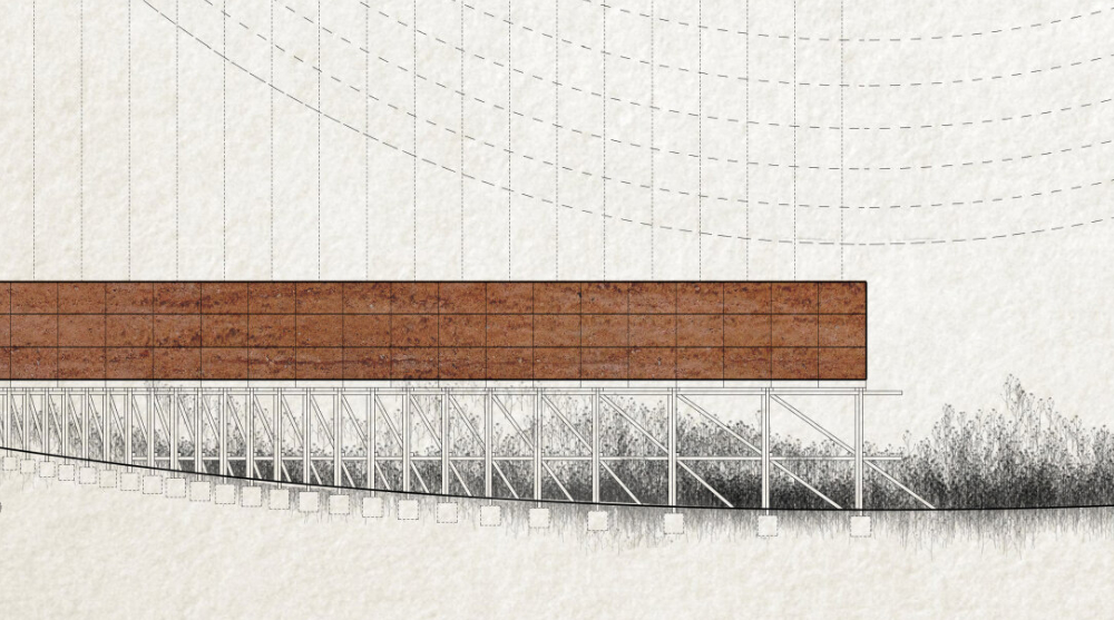 Architecture Competition Rammed Earth Pavilion Honorable mention ...