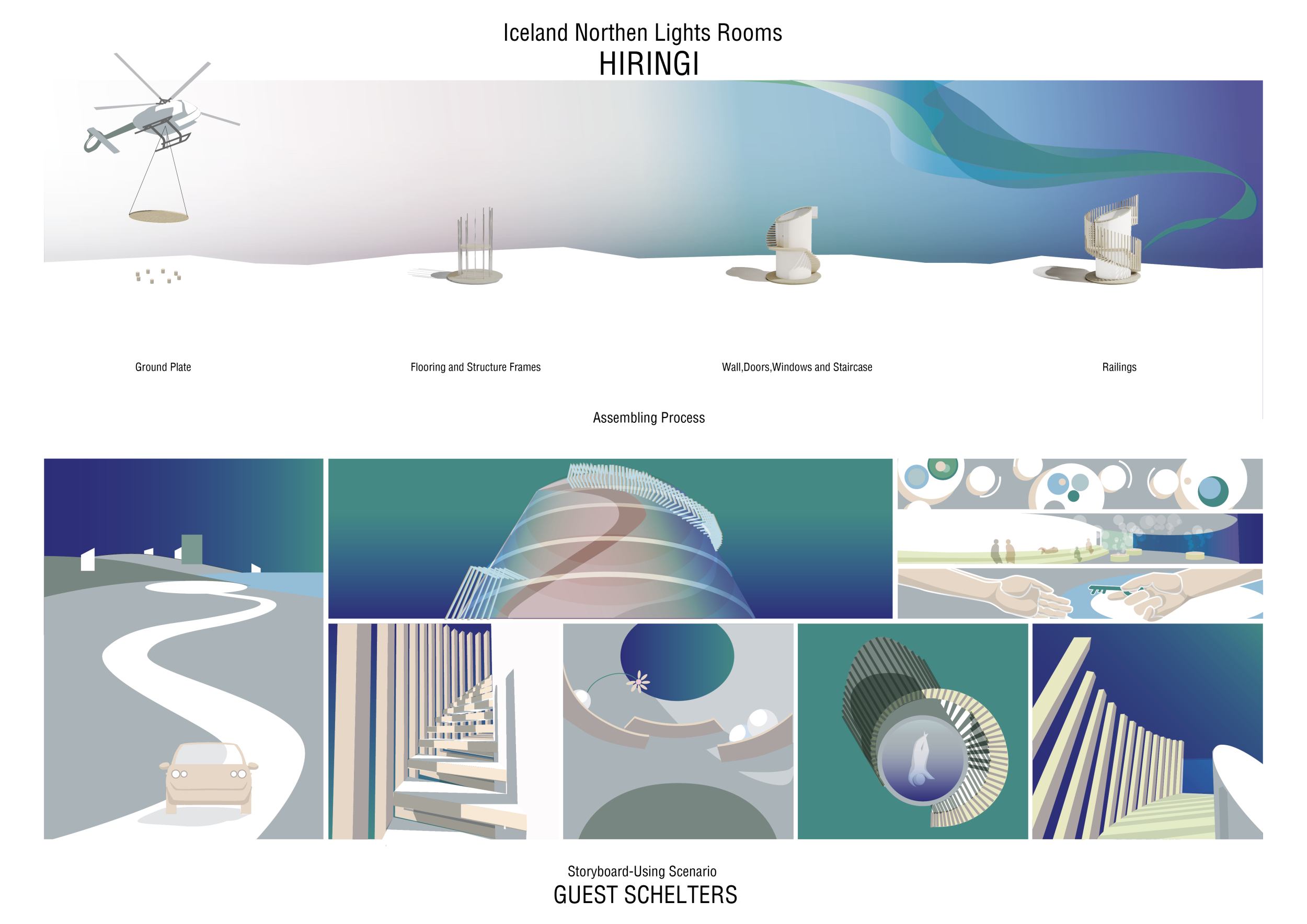Architecture project // Circular Shelters with Skylights and Geothermal ...