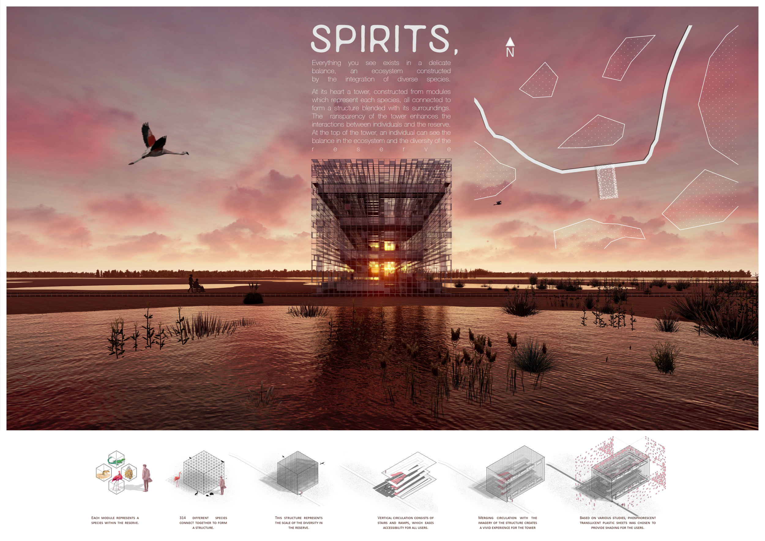 Architecture project // Phosphorescent Modules Expanding Biodiversity ...