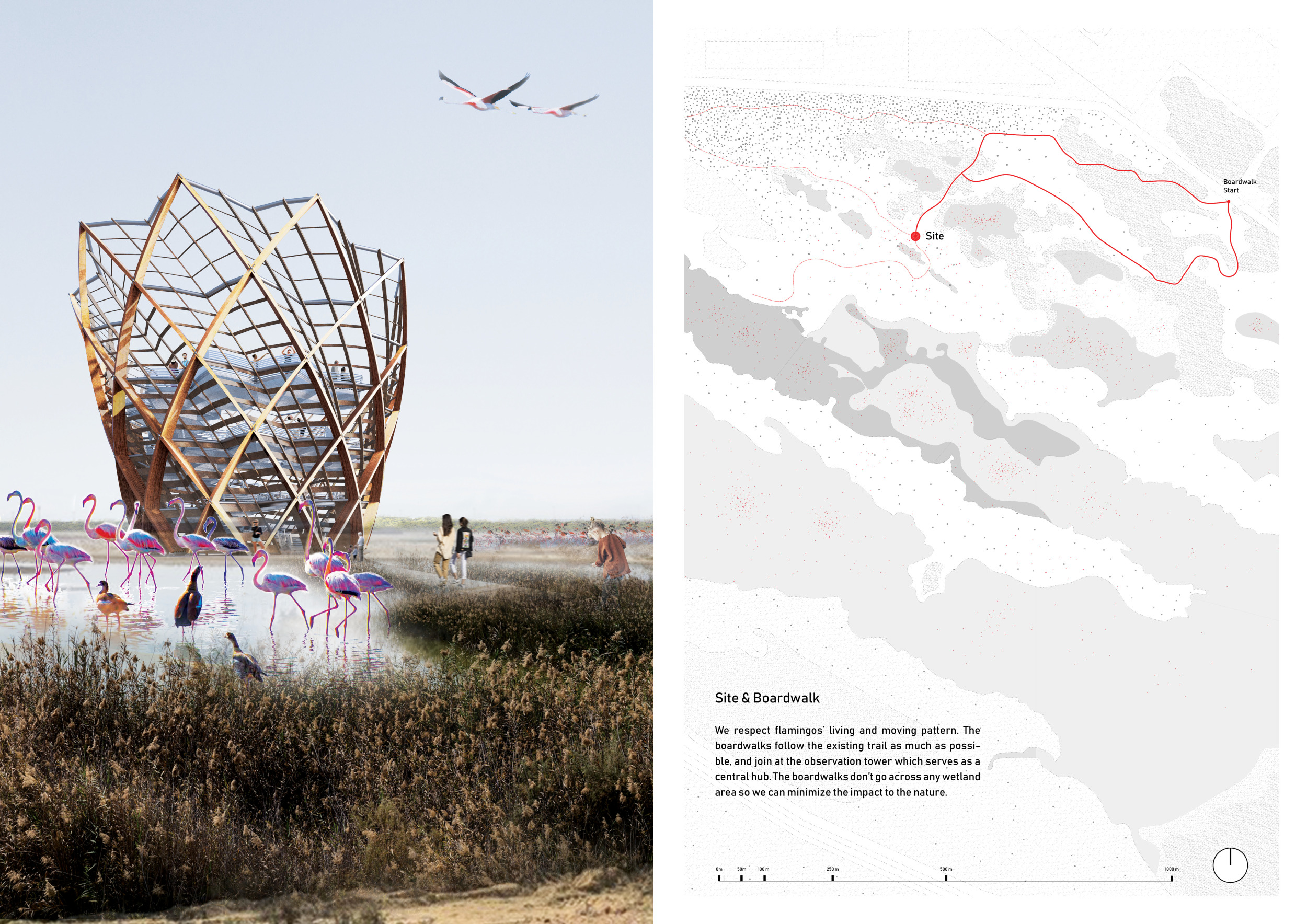 Architecture project // Spiral Observation Tower Enhancing Nature ...