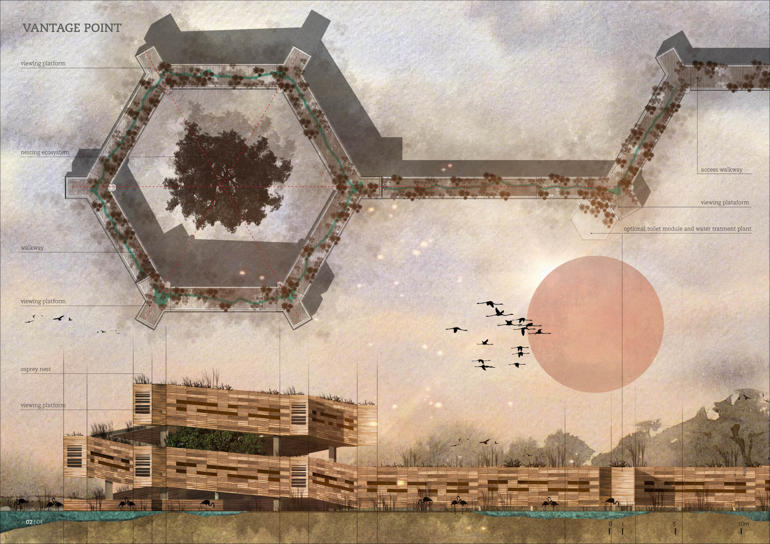 Architecture project // Elevated Viewing Platforms and Arboretum ...