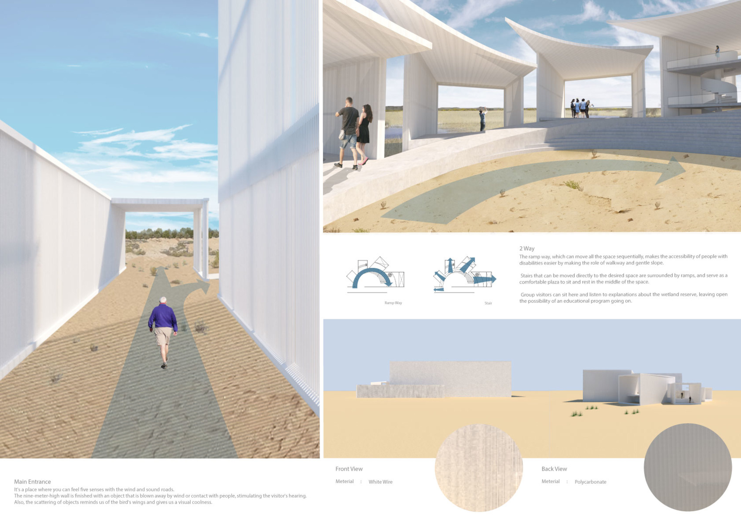 Architecture project // Responsive Sound Wall and Polycarbonate Views ...