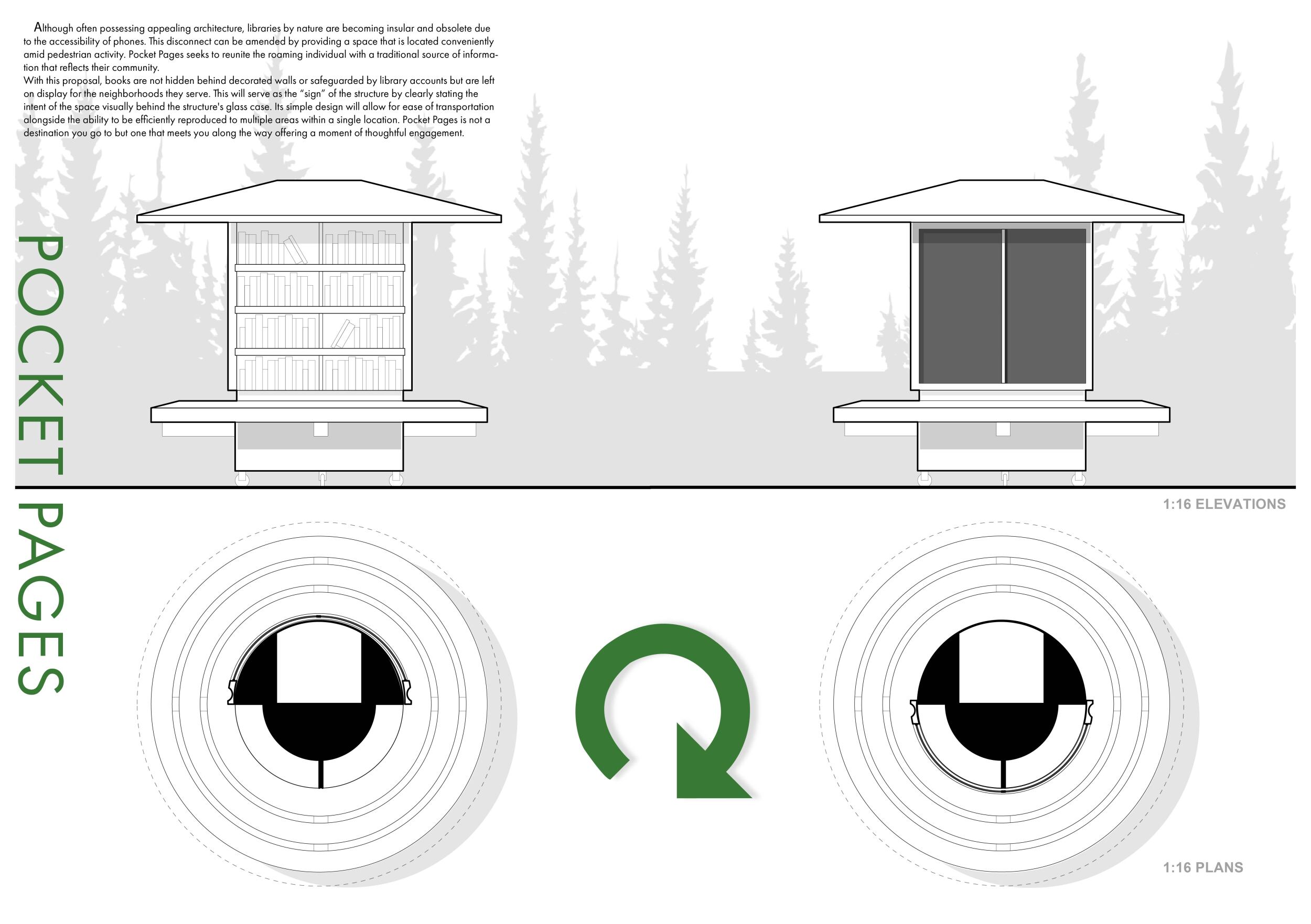Architecture project // Curved Green Shelter with Natural Wood Embrace